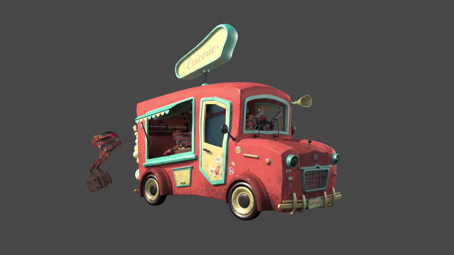 ArtStation - Travelling grocery
