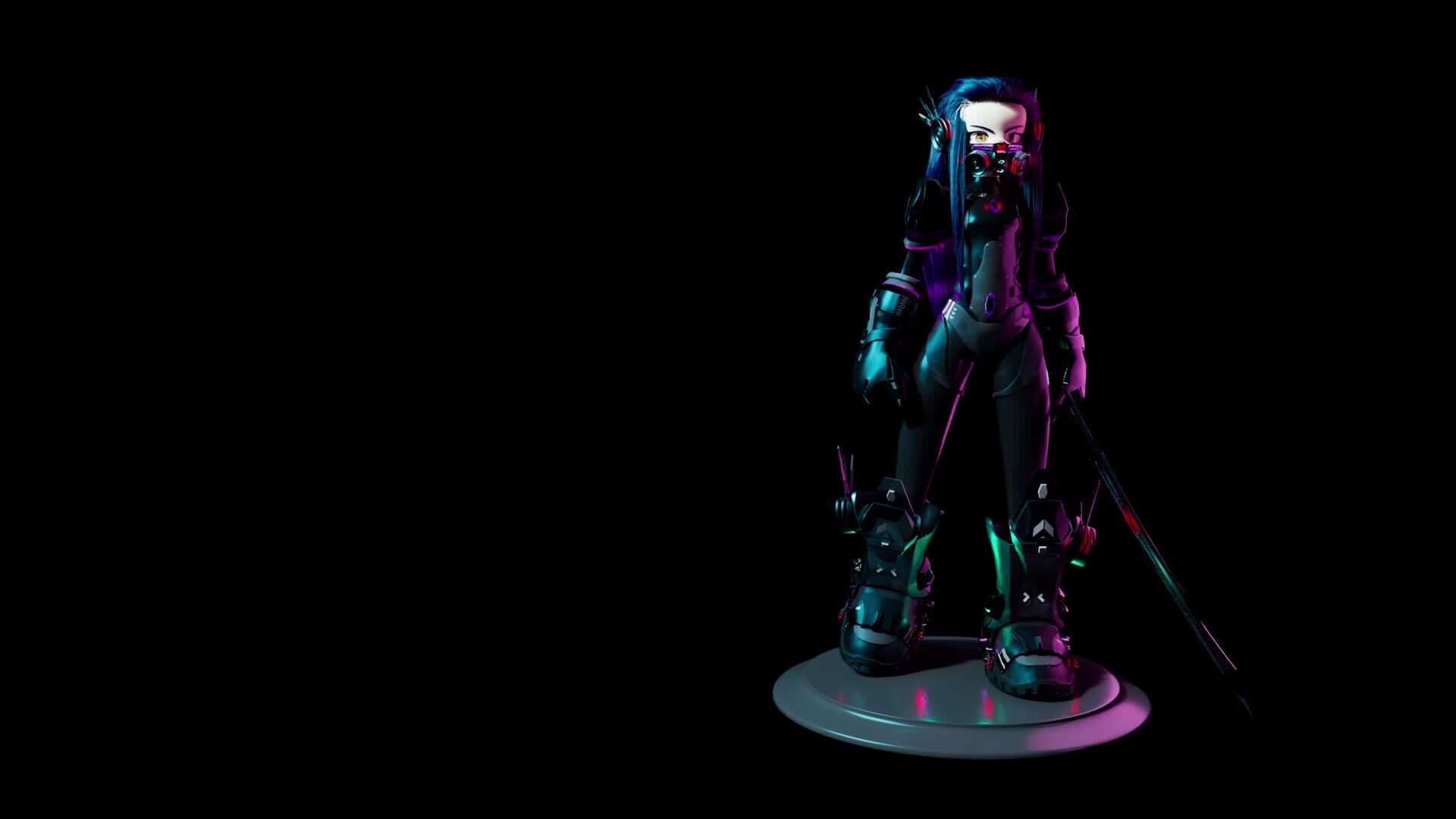 ArtStation - Cyberpunk Style Character Model