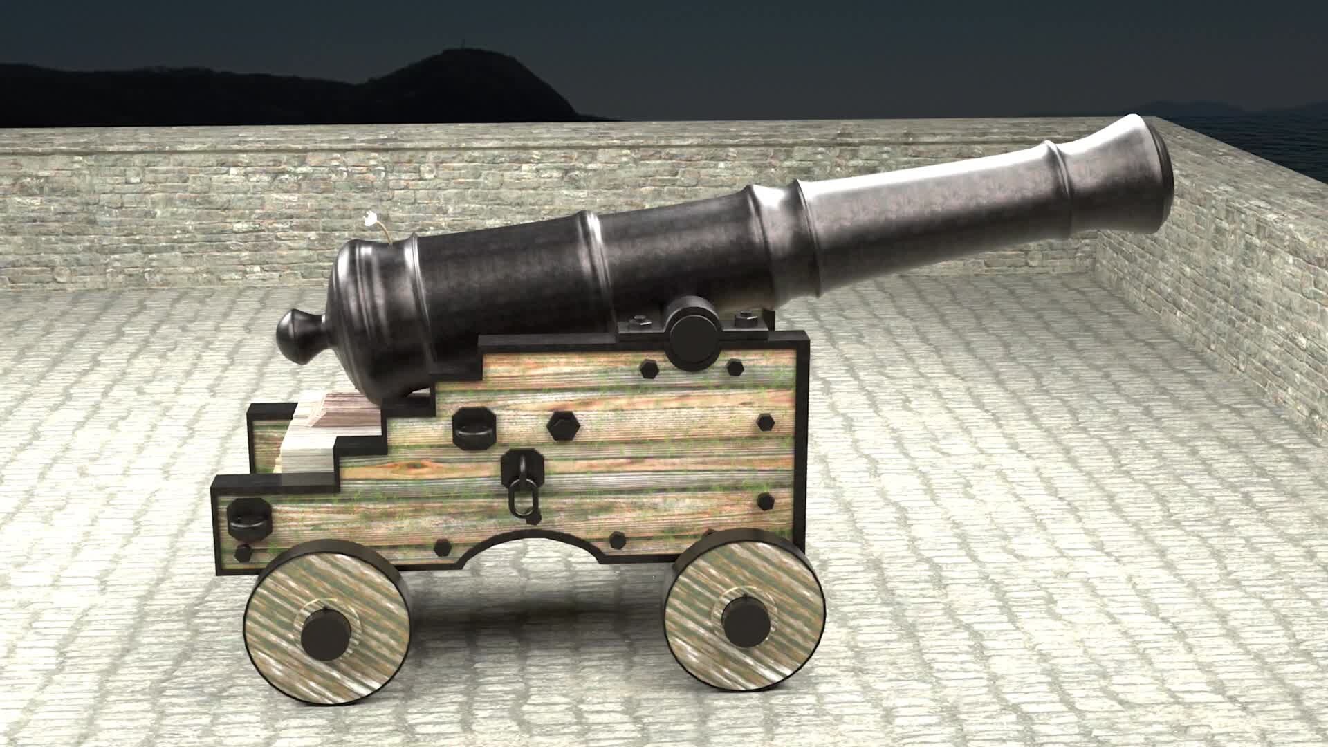 ArtStation - The cannon shot