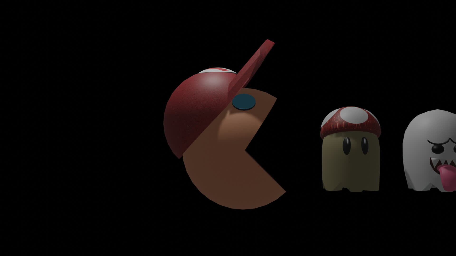 ArtStation - PACMAN - MARIO BROSS CONCEPT