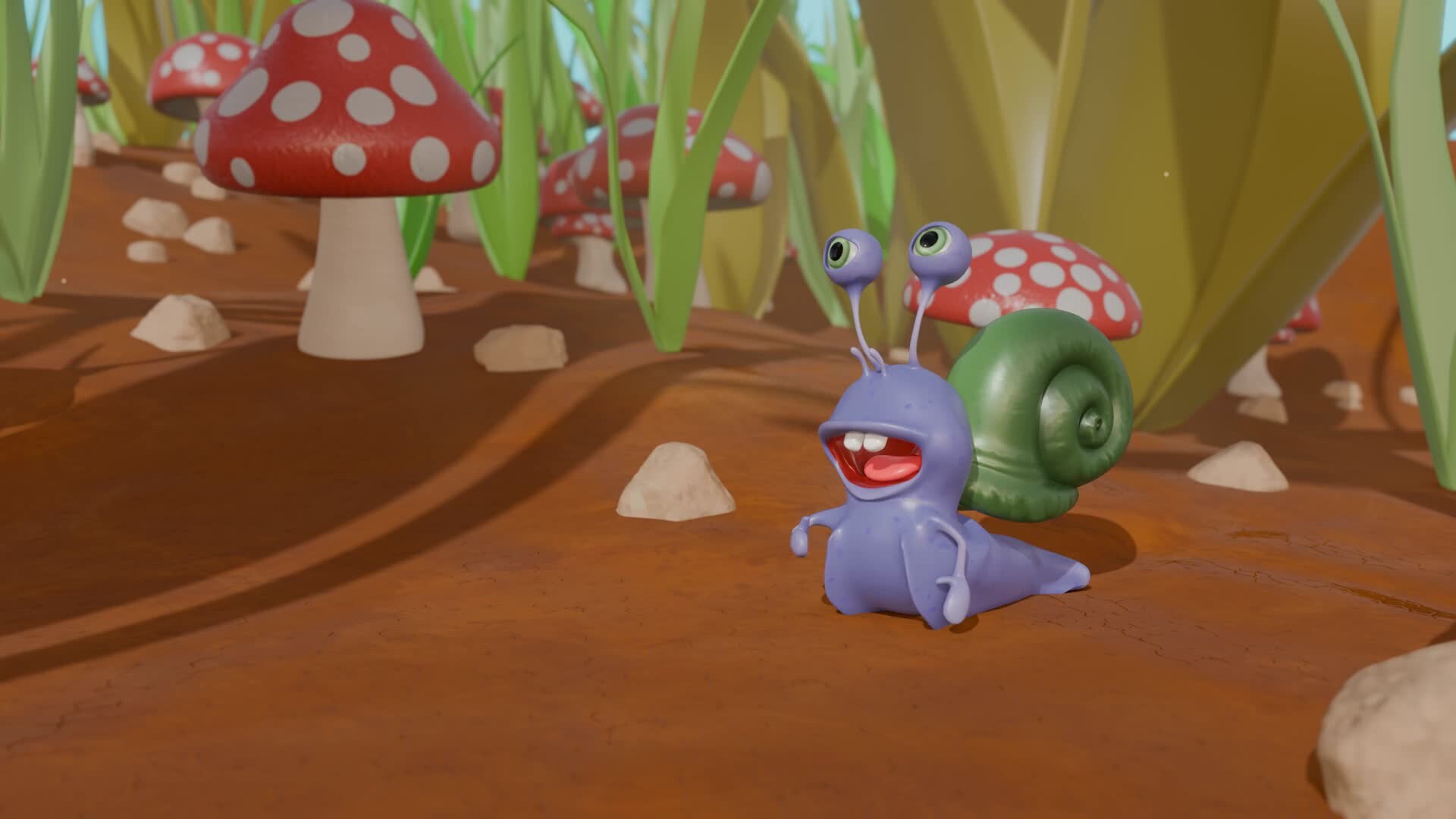 ArtStation - Snail run animation