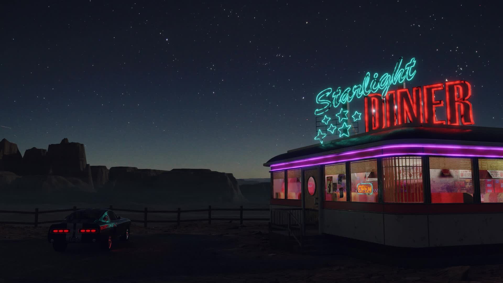 ArtStation - Starlight Diner (2023)