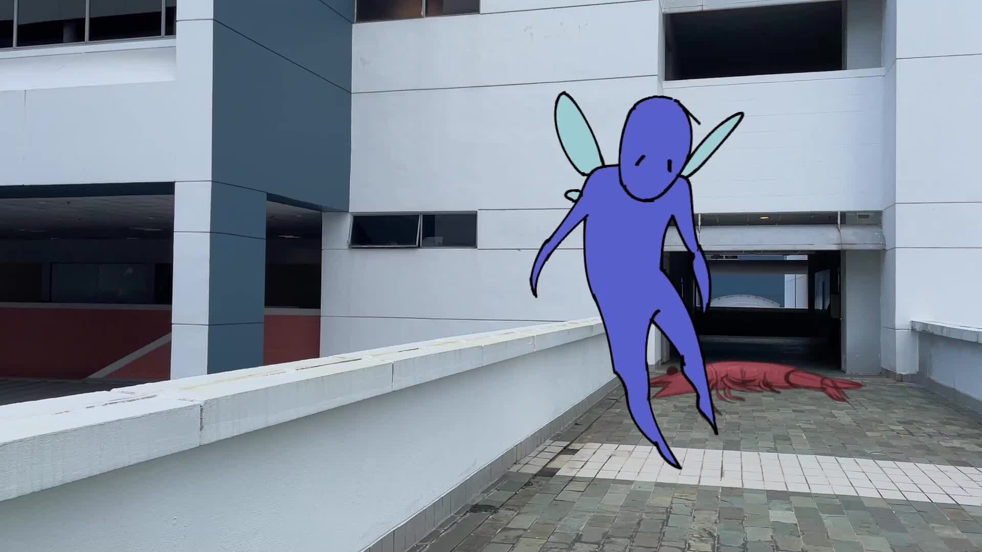 ArtStation - 2D animation over live action footage