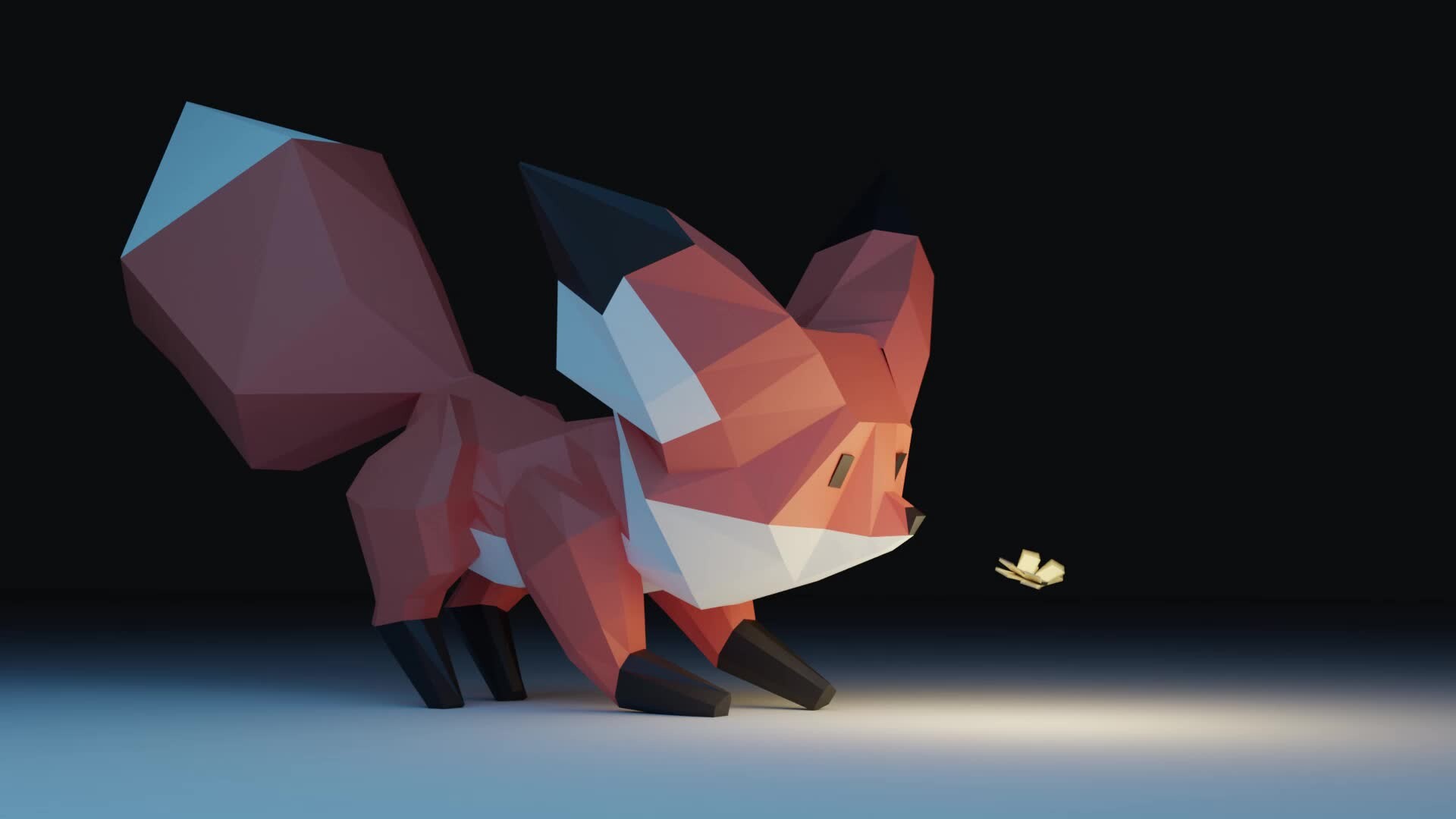 ArtStation - Low Poly Fox