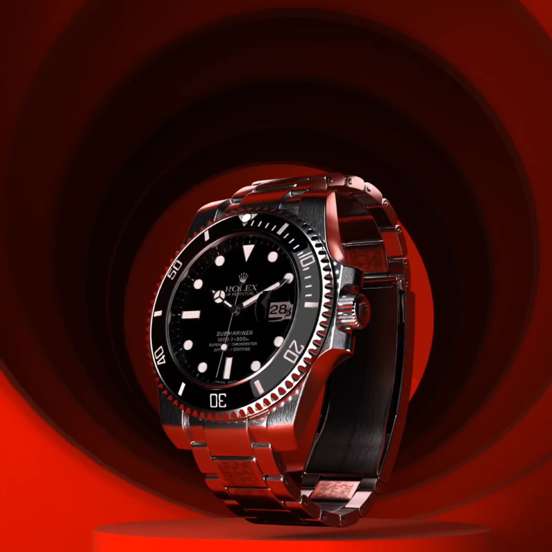 ArtStation - Rolex 3d visual design