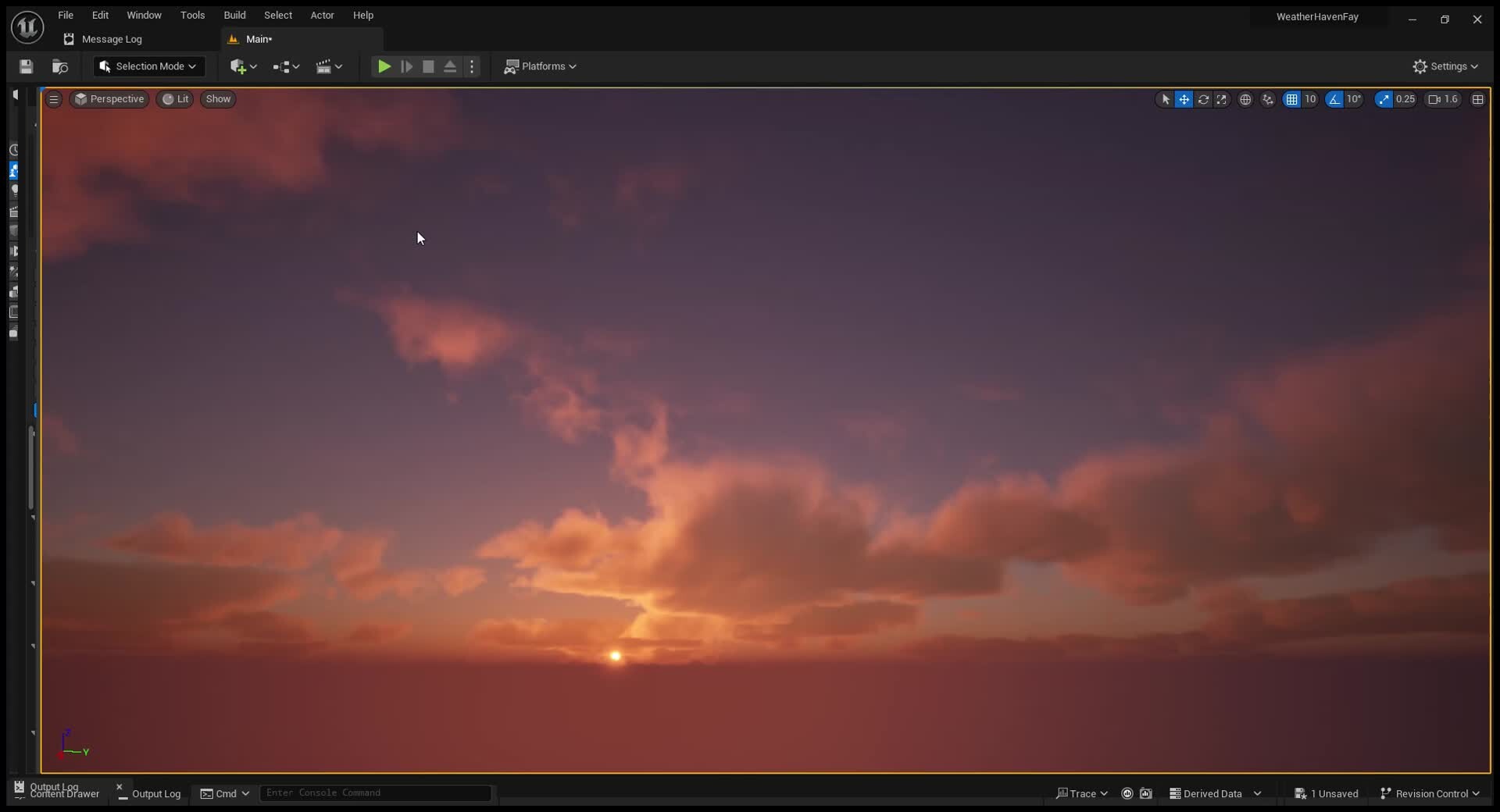 ArtStation - Custom Skybox UE5