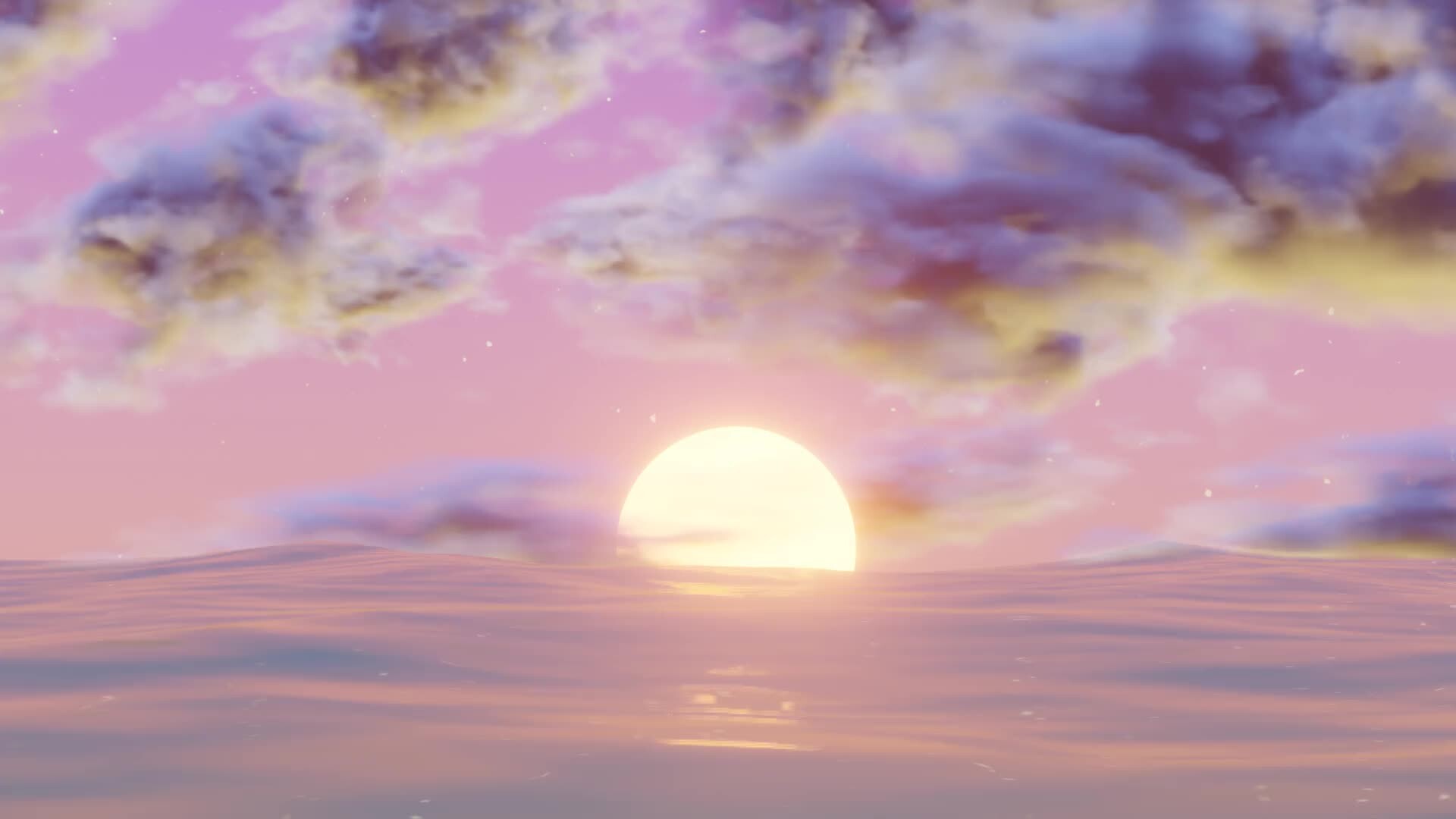 ArtStation - Ocean Sunset