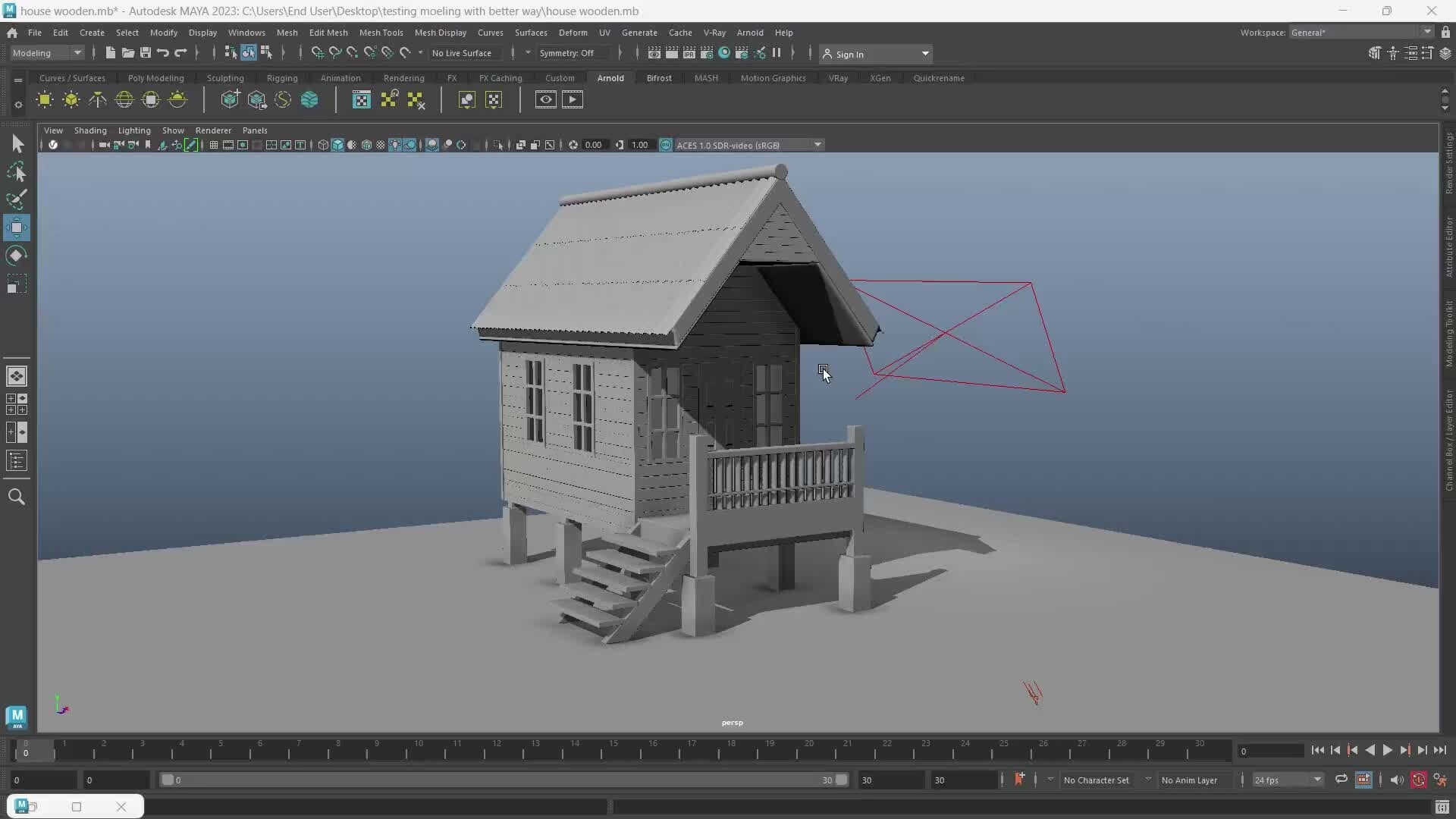 ArtStation - House Modeling hardshape