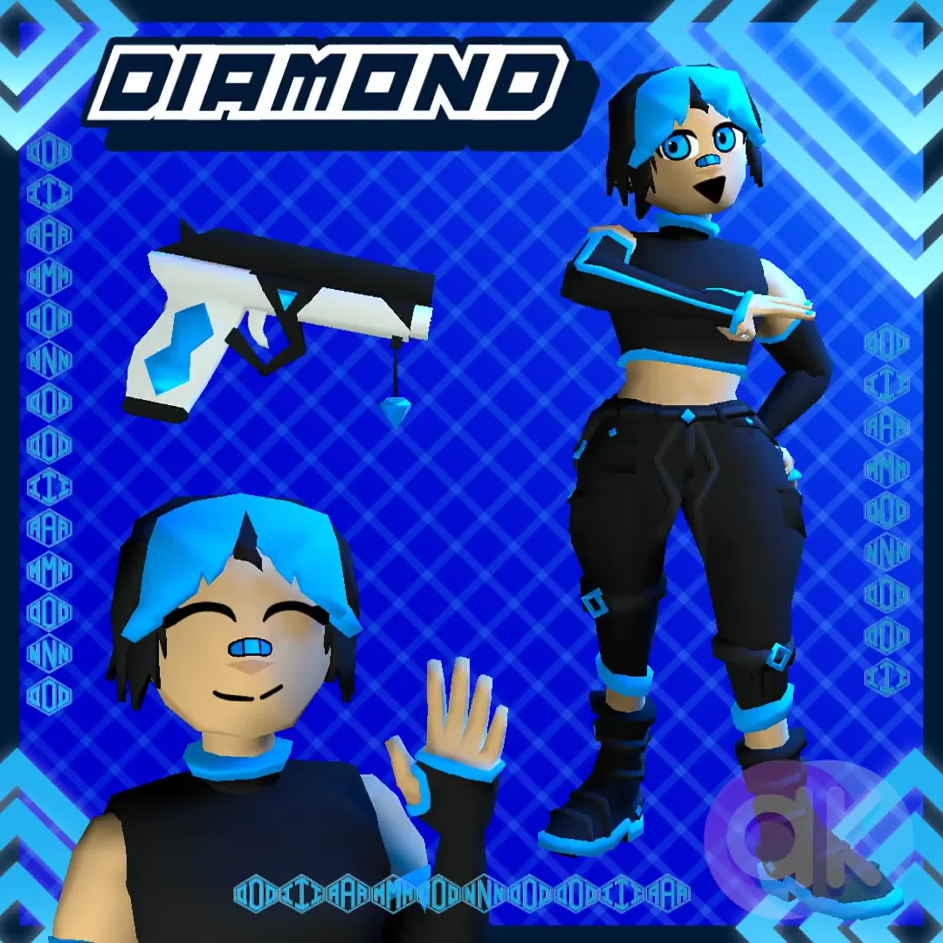 ArtStation - Diamond - Original Character Model + Rig
