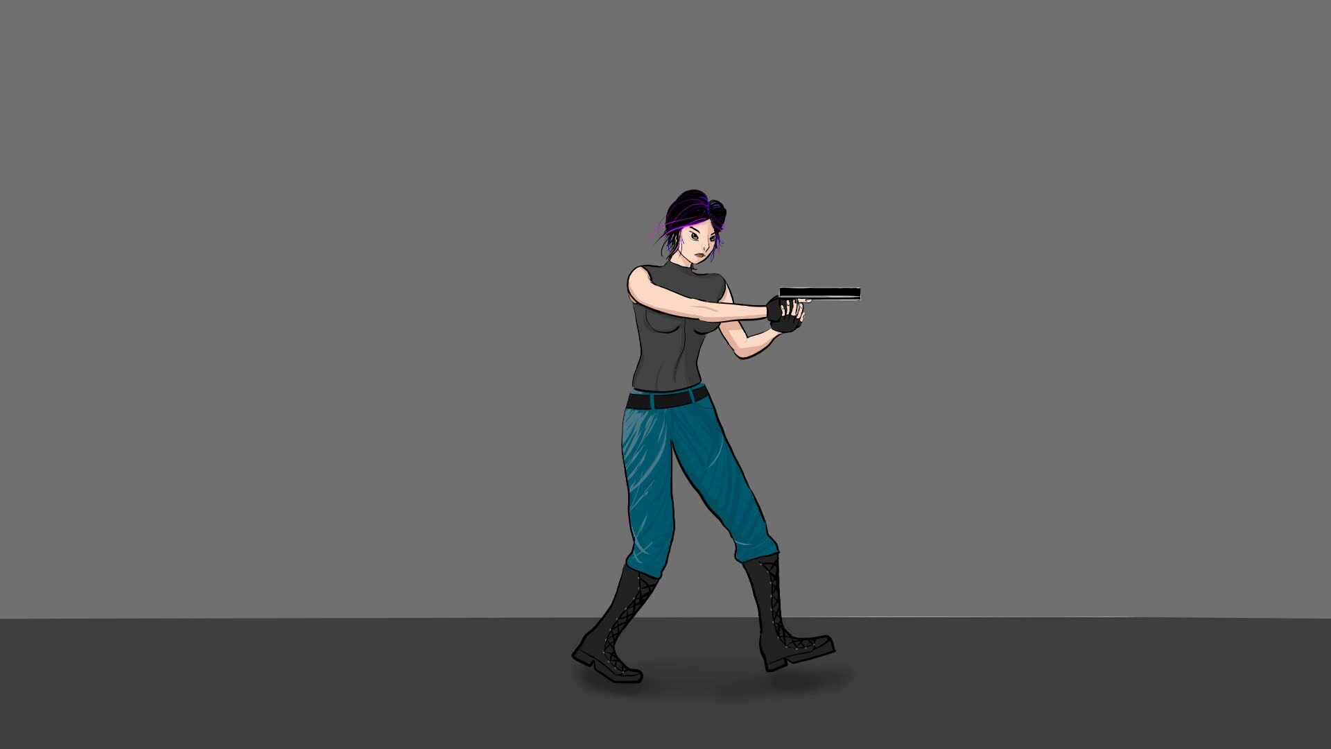 ArtStation - ANIM 1 - Walk/Run/Jump Animation Cycles