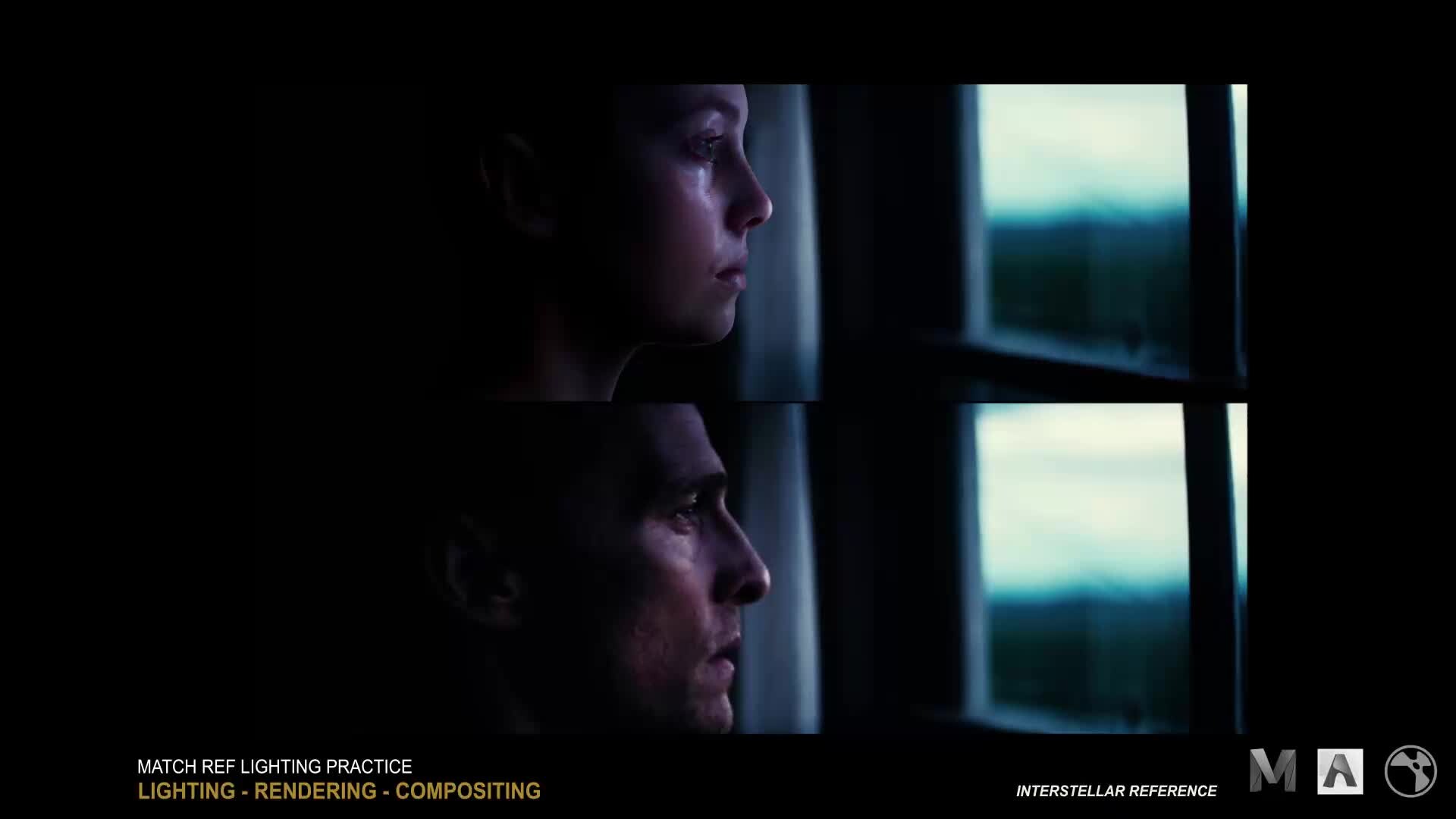 ArtStation - Lighting match reference - Interstellar