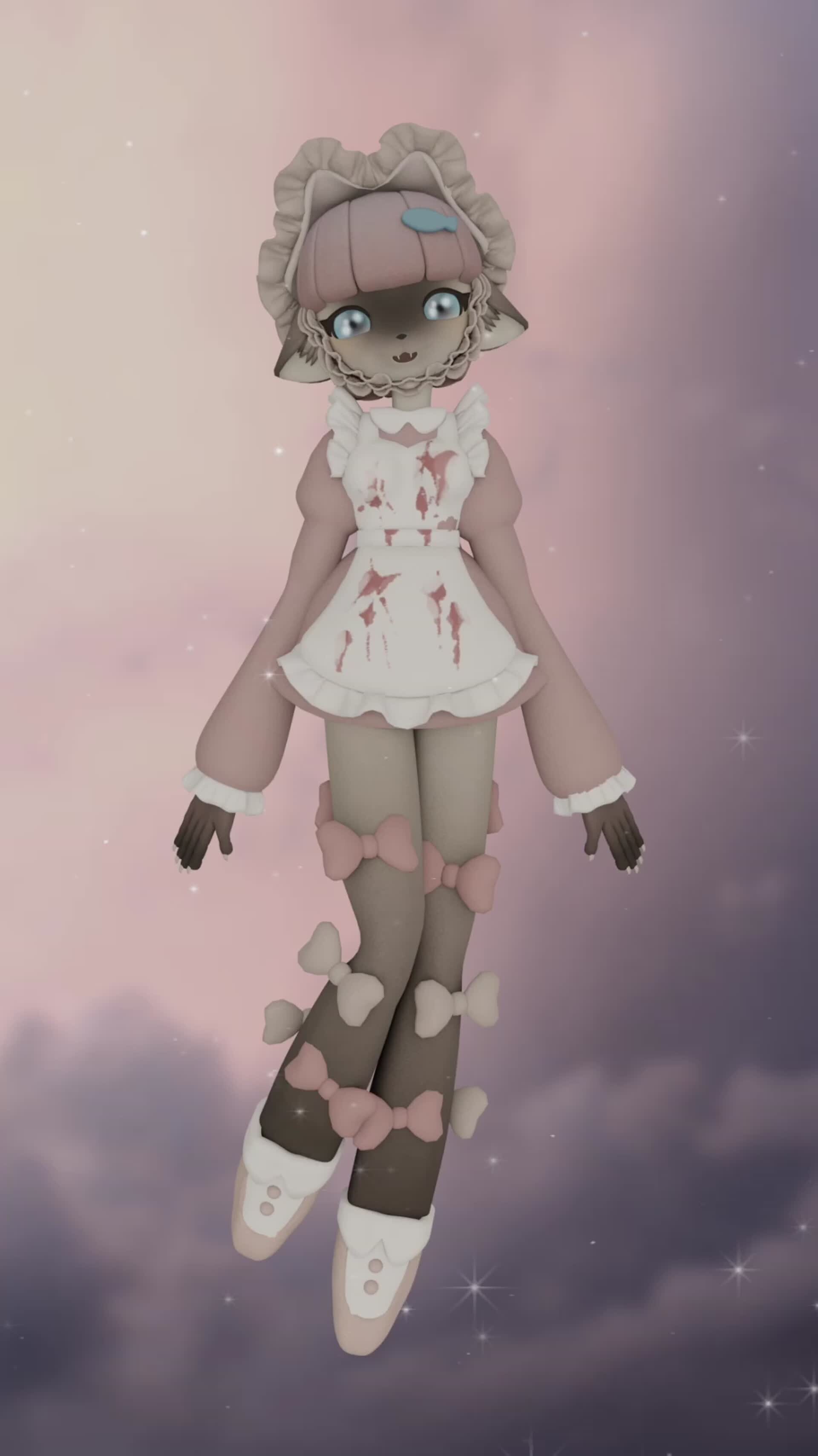 ArtStation - cat the maid 3d