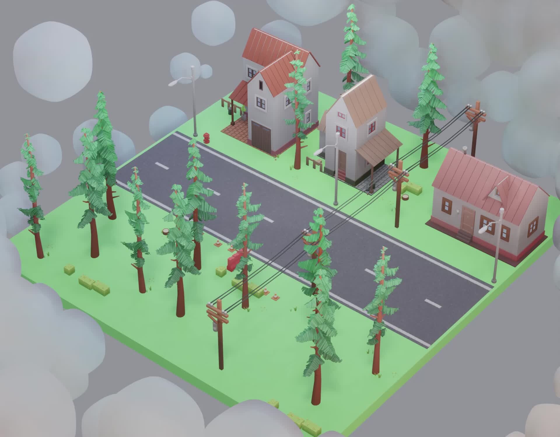 ArtStation - Endless driving 3d assets