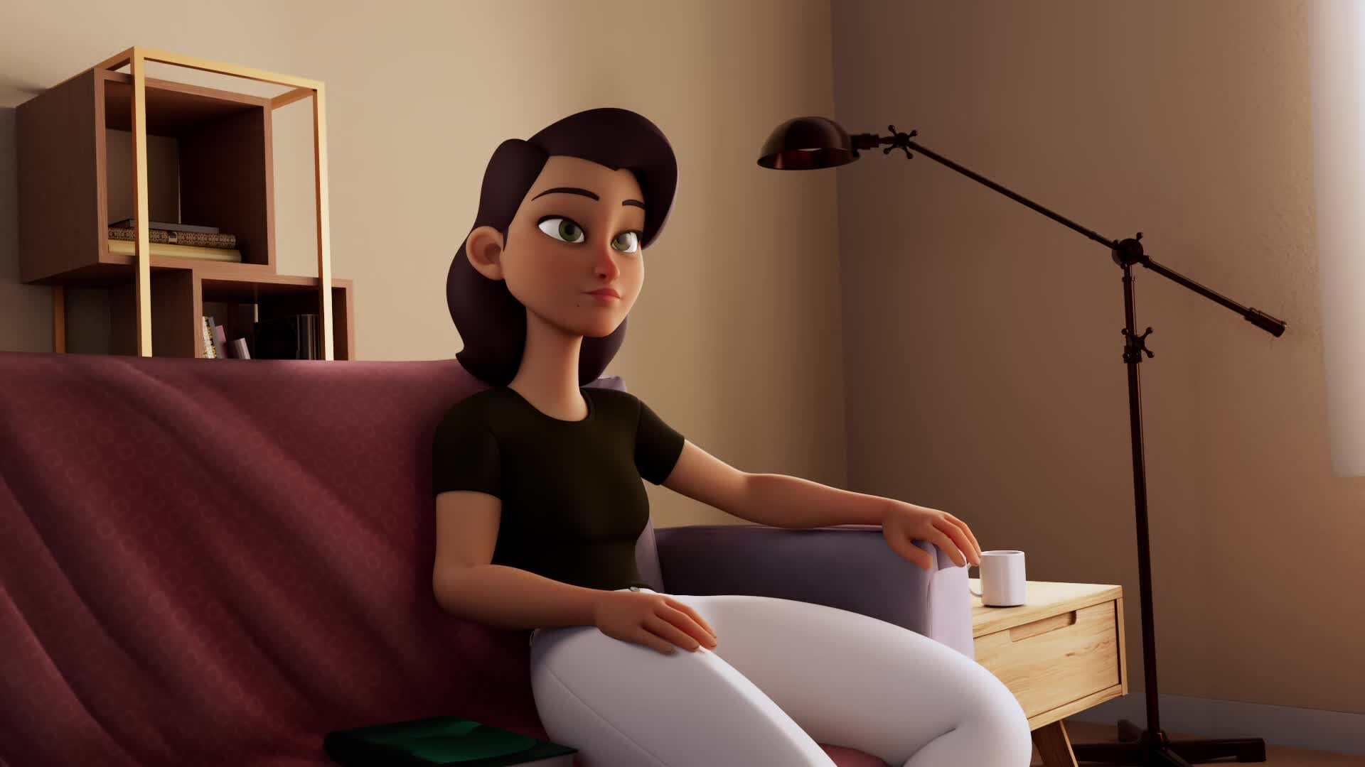 ArtStation - Its Always Sunny Dialogue lighting practice