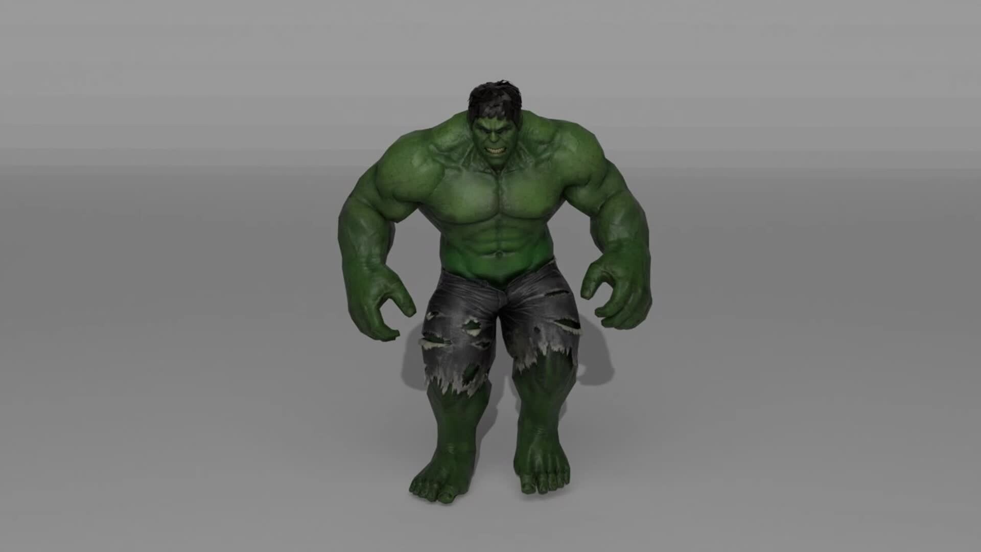 ArtStation - hulk 3d animation