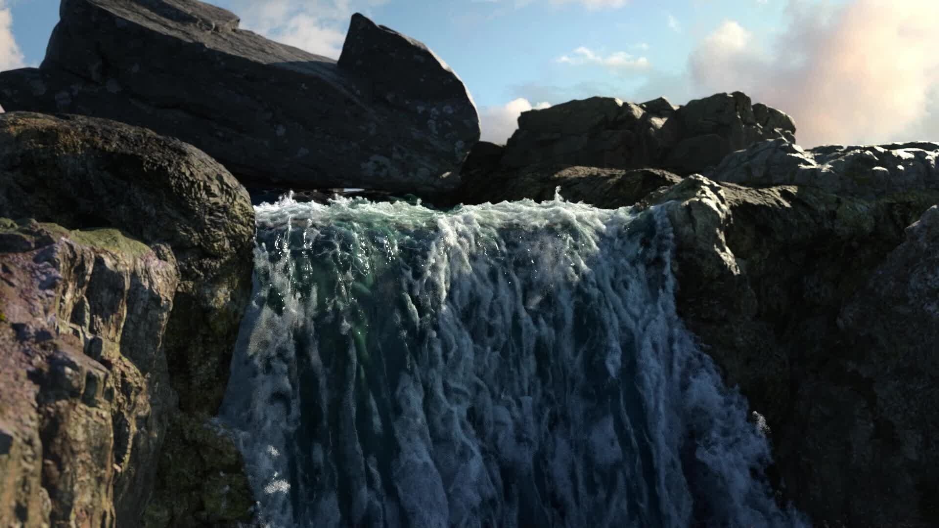 ArtStation - Waterfall Fx Houdini