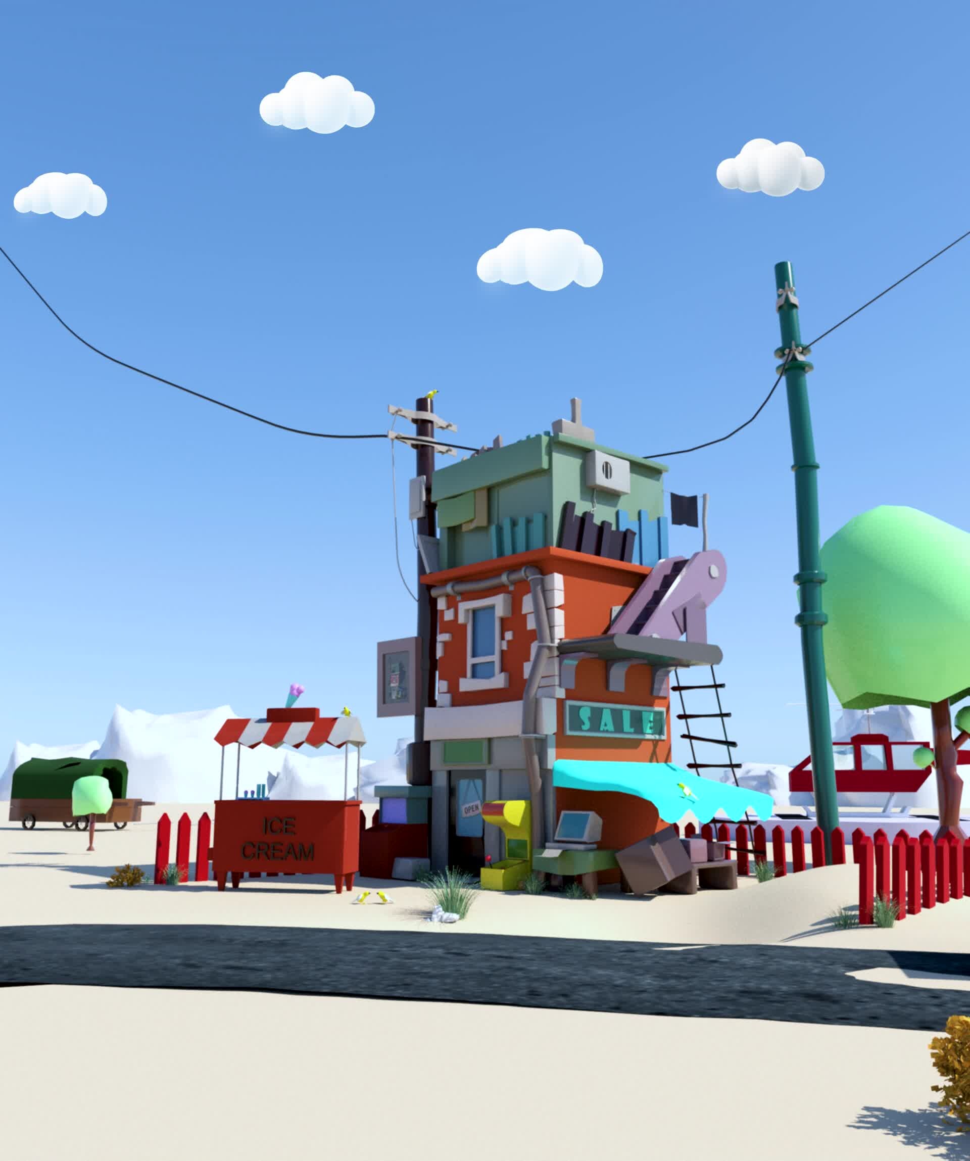 ArtStation - STYLISED GHAR (HOUSE)