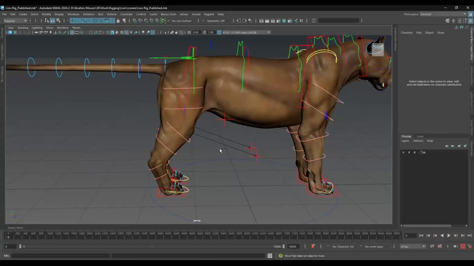 ArtStation - 3d rigging animals in maya for games or animation