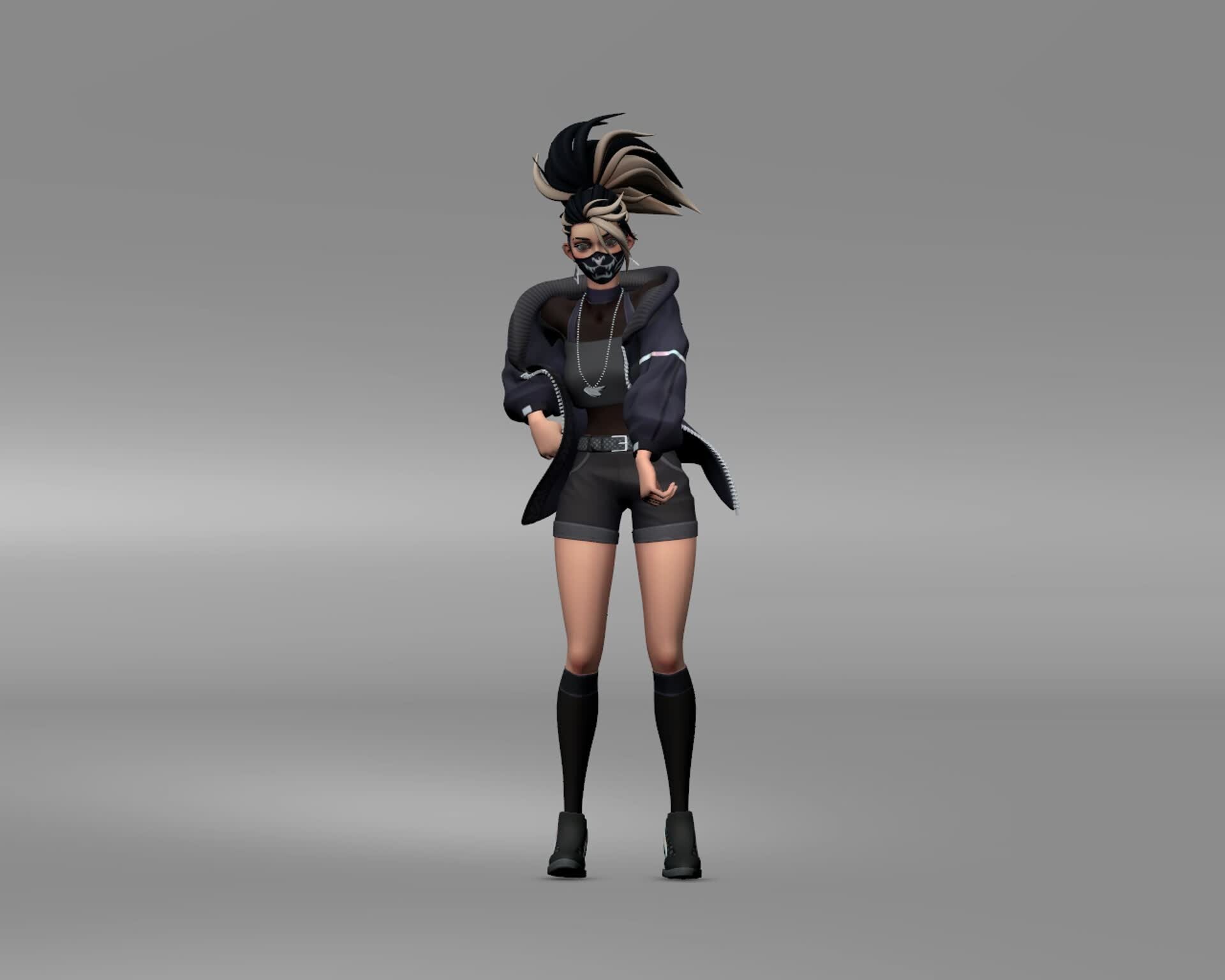 ArtStation - Akali simulation