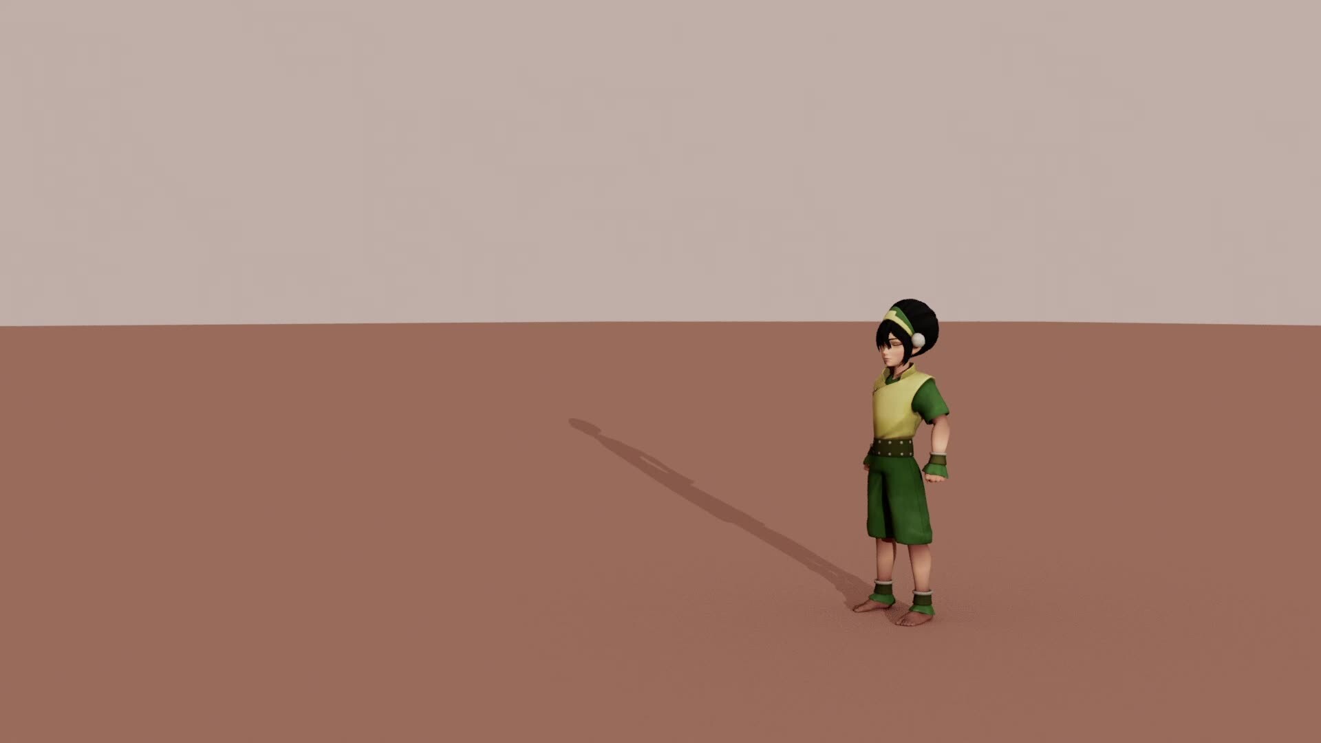 ArtStation - Toph Earthbending some Rocks