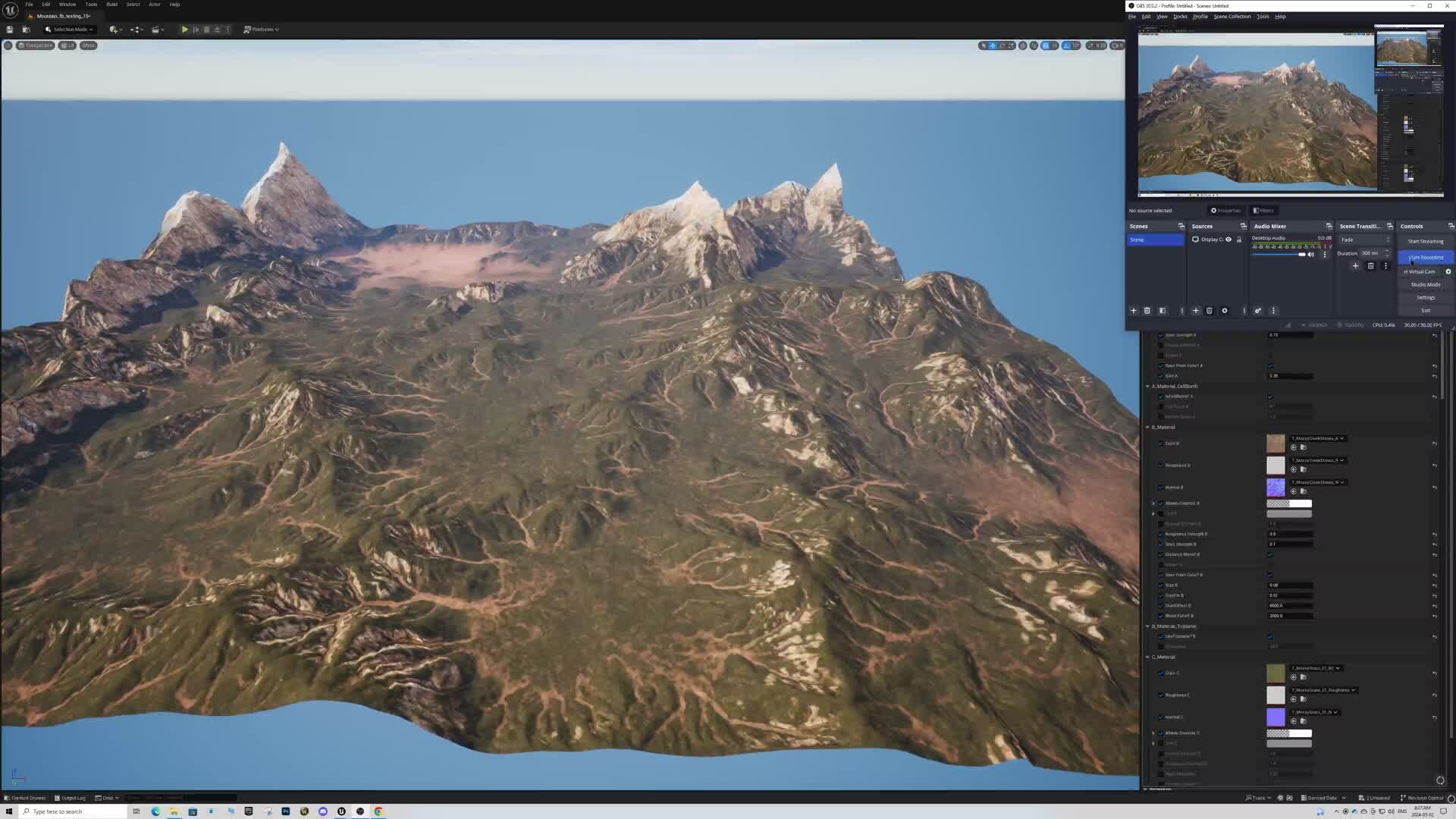 Frederick Butt - created and modeled in UnrealEngine and Gaea