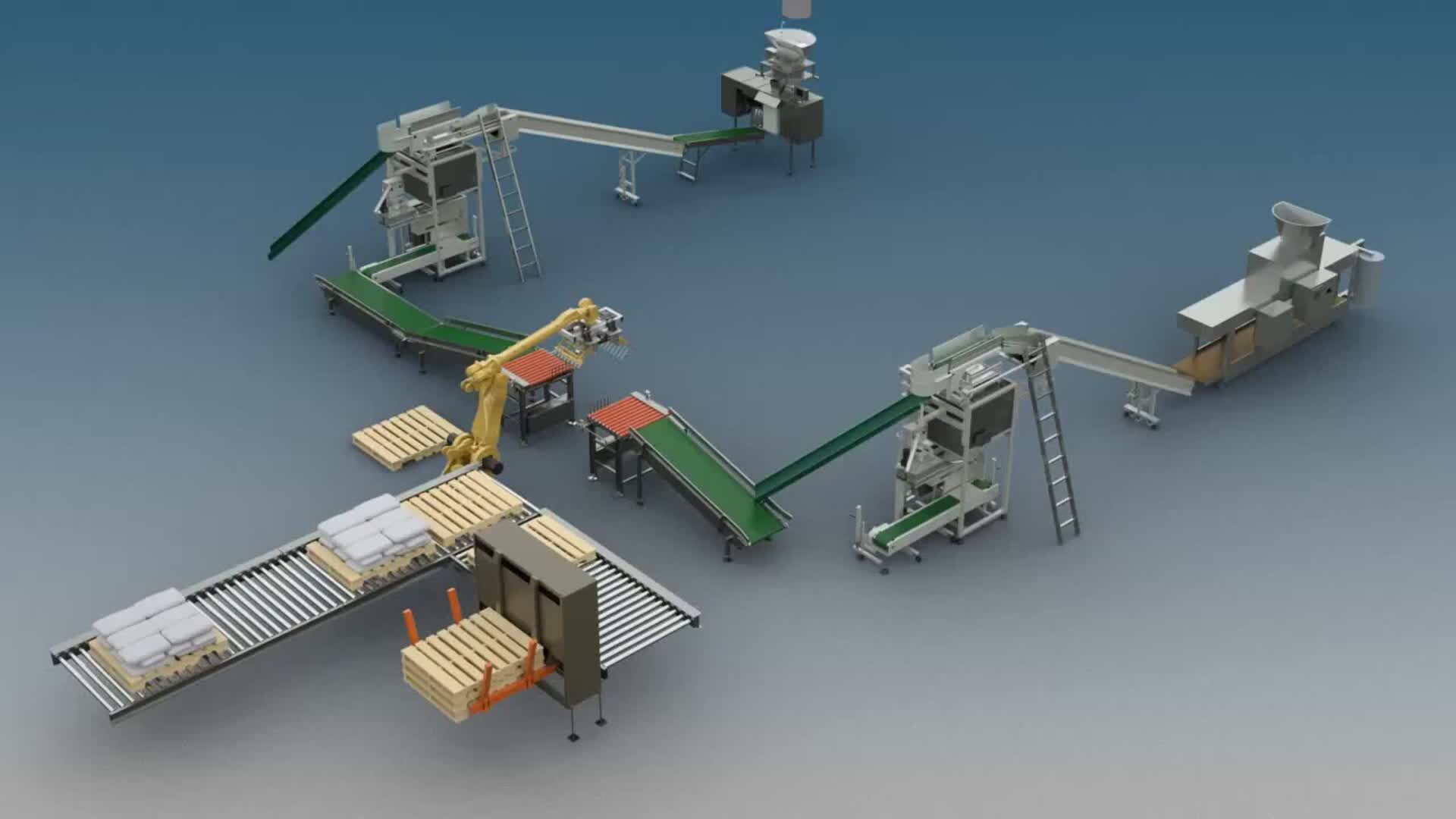 ArtStation - Factory Machine 3D Explainer Animation