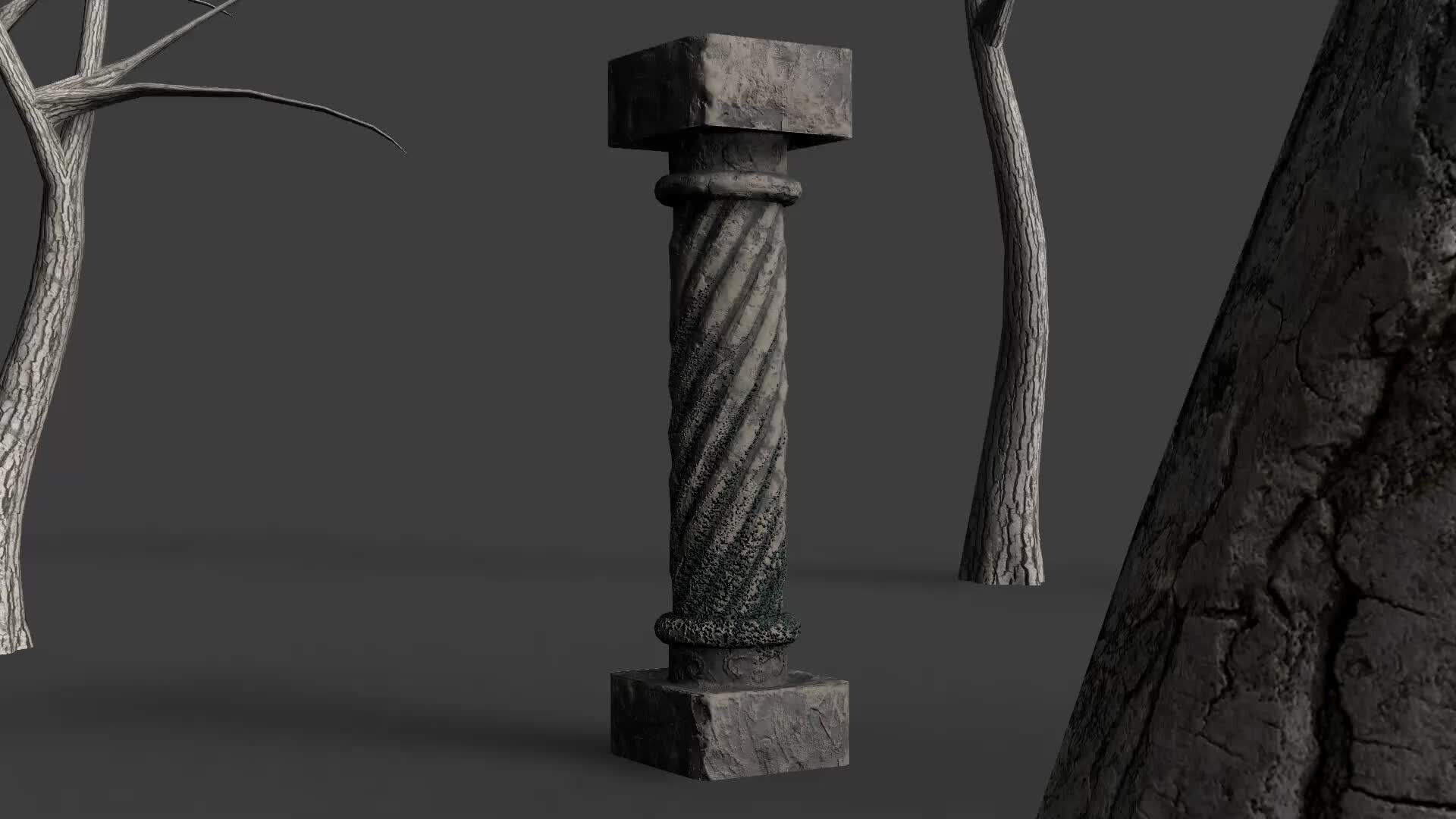 ArtStation - Sculpt Practice 01 - Pillar