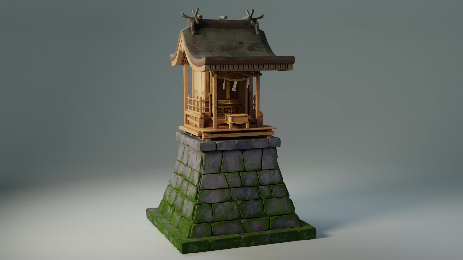 ArtStation - Japanese Shrine - The Tale of Yuki