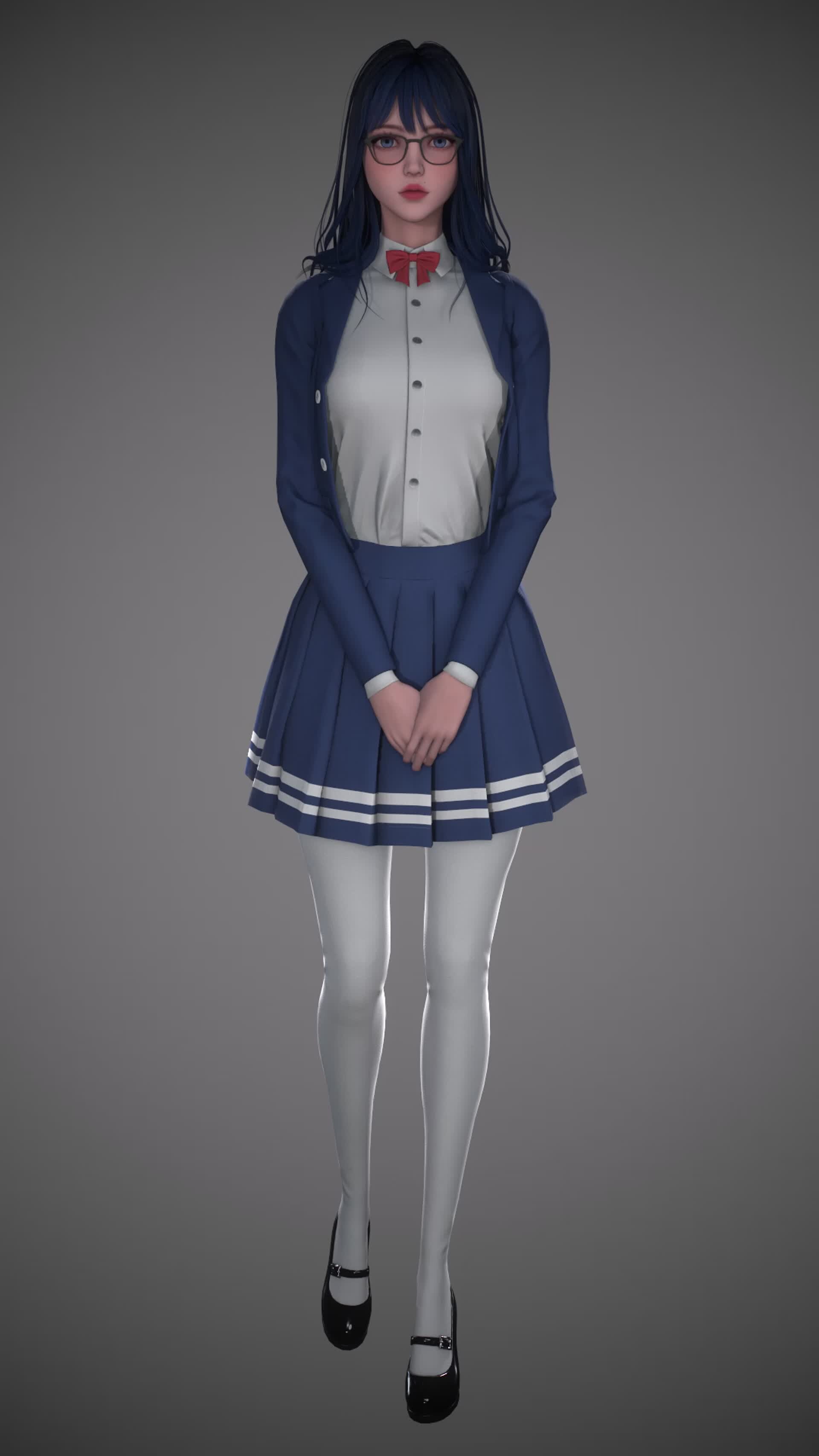 ArtStation - School Girl