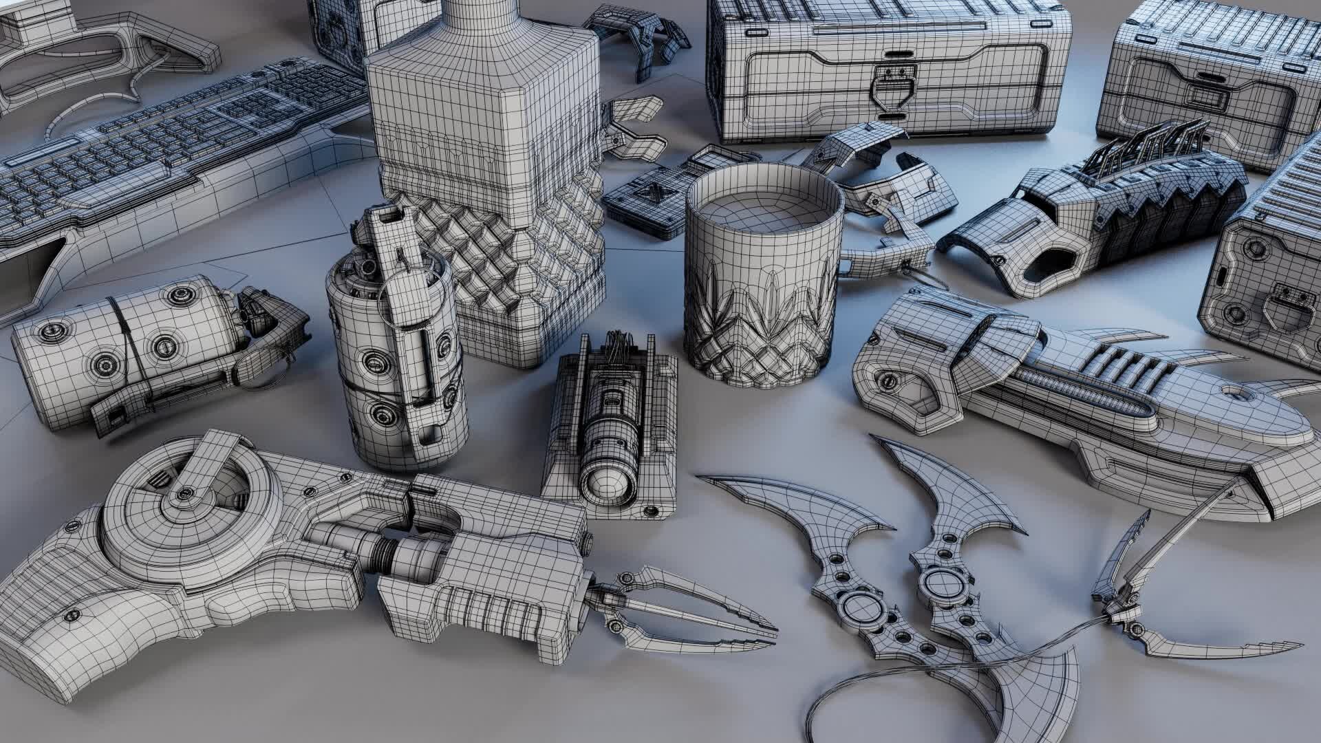 ArtStation - Batman Year 1 (Hard Surface Asset Collection)