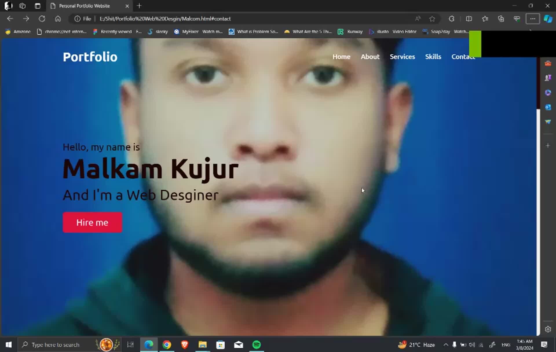 ArtStation - Web Design Portfolio