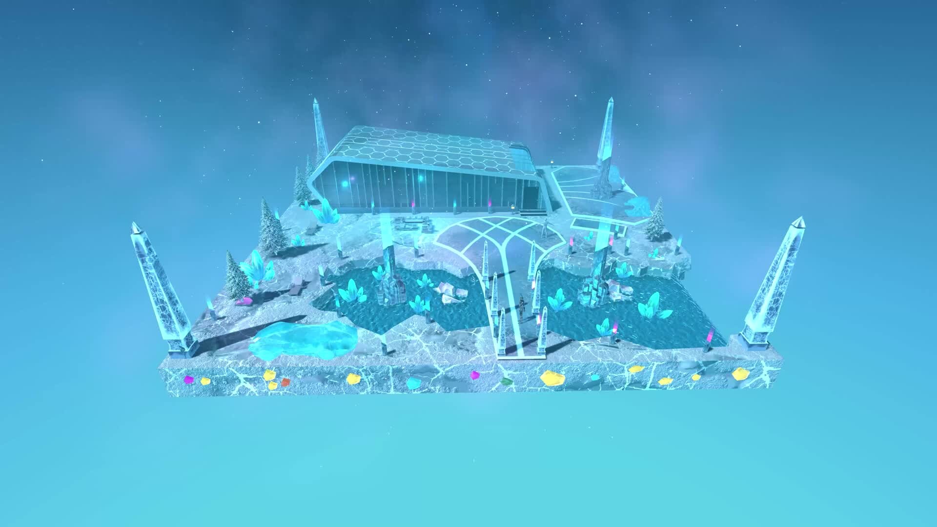 ArtStation - Sci-Fi Land Concept in 3D