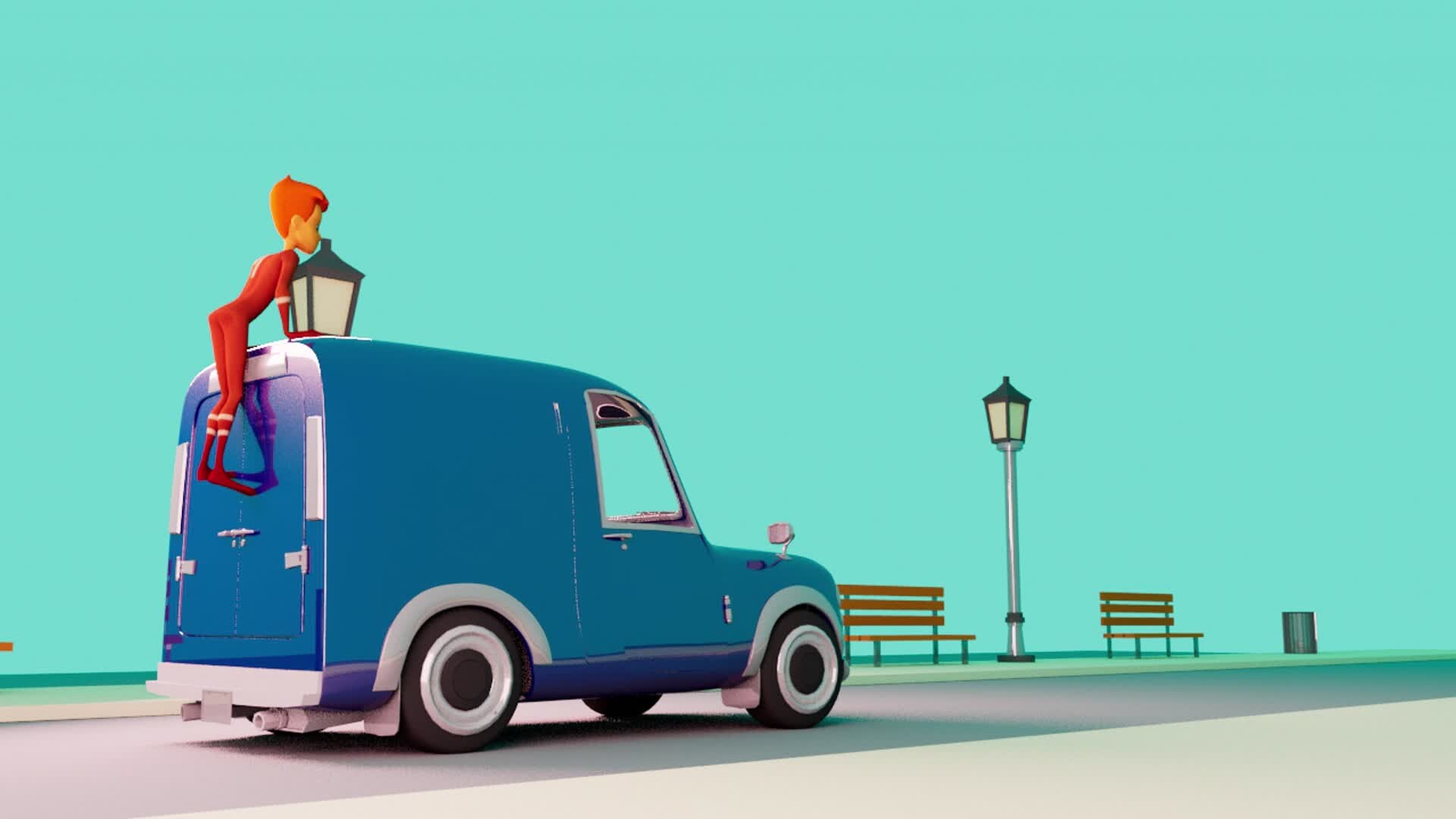 ArtStation - Cartoon Fall Animation