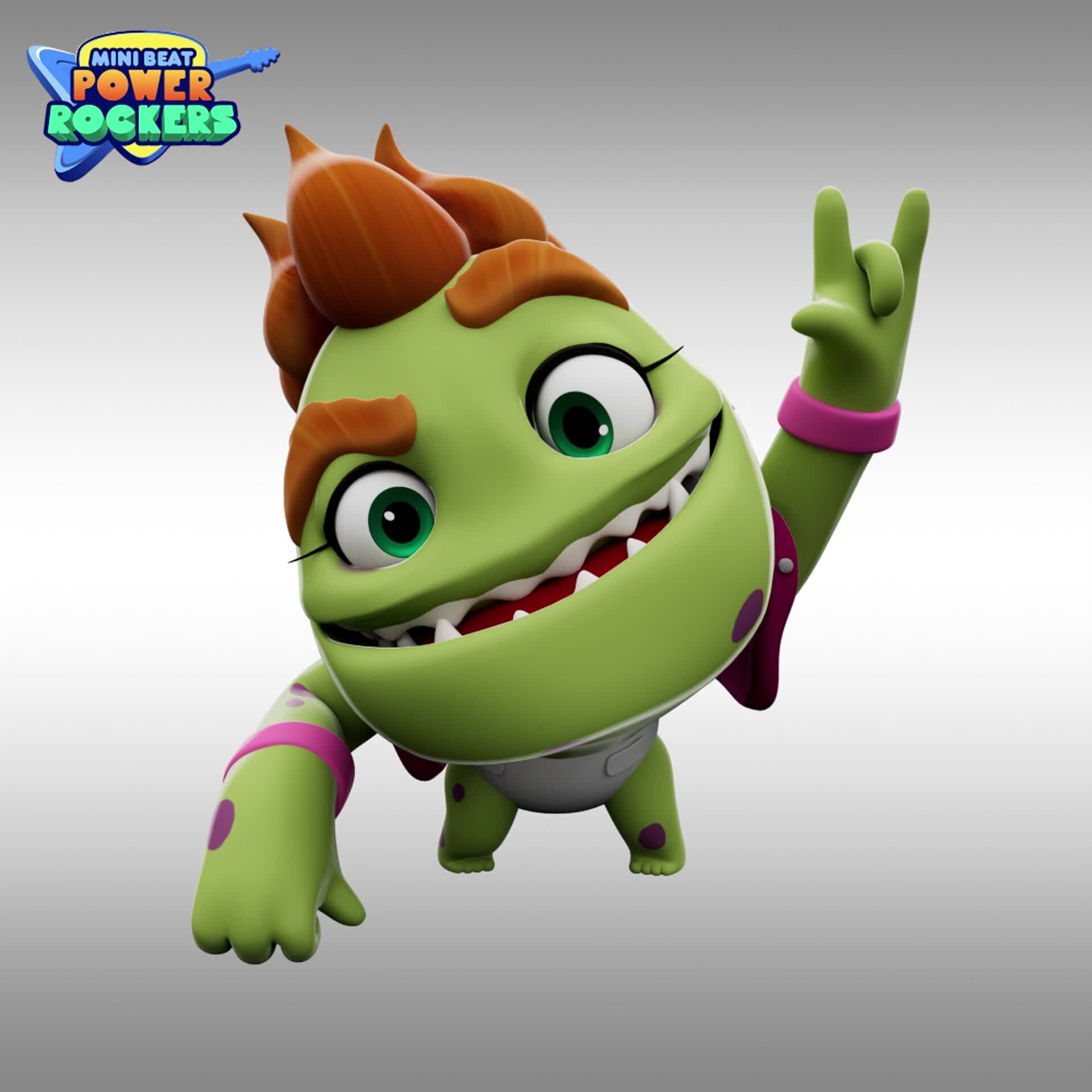 ArtStation - Wat Monster - Mini Beat Power Rockers