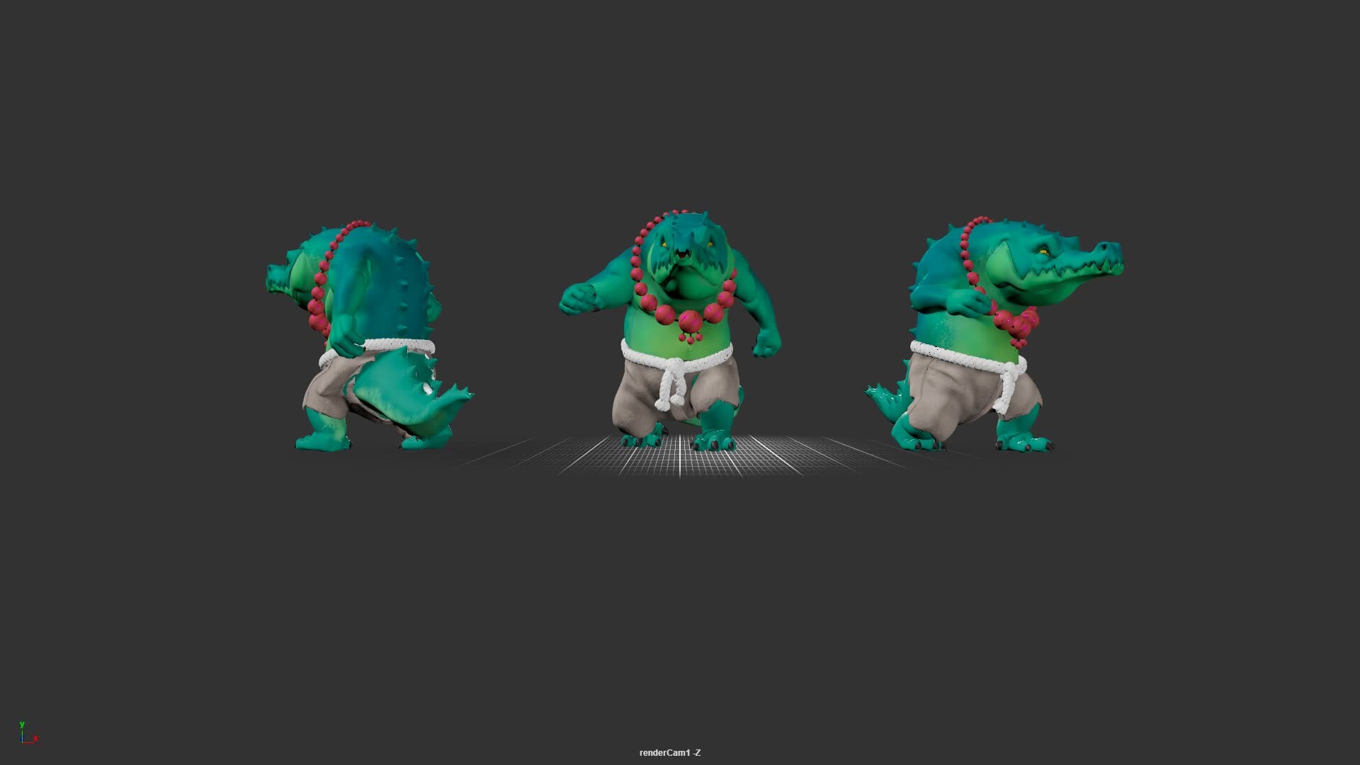 ArtStation - Croc Walk Cycle