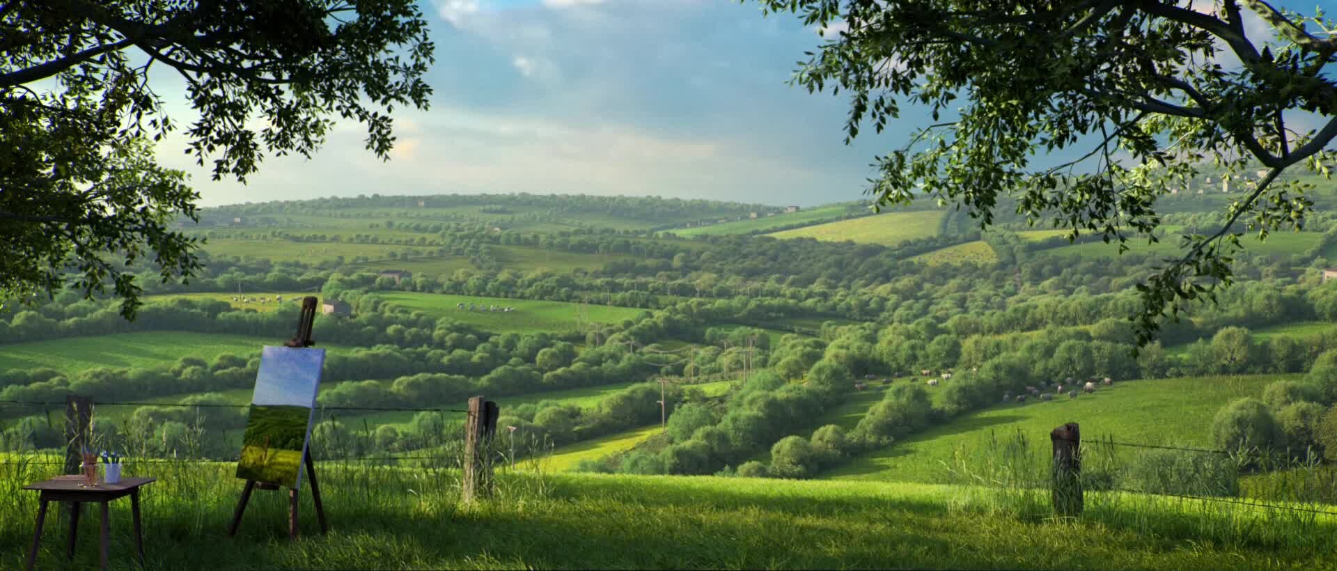 ArtStation - Landscape in England style