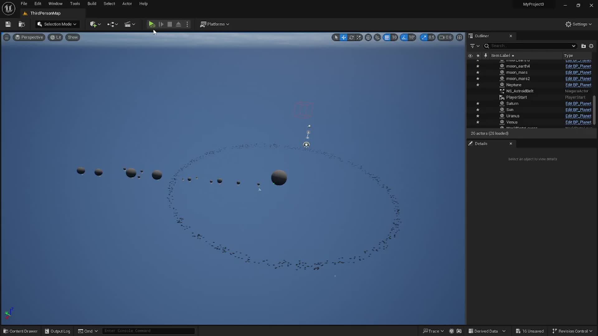 ArtStation - Solar System - Unreal 5 Blueprint