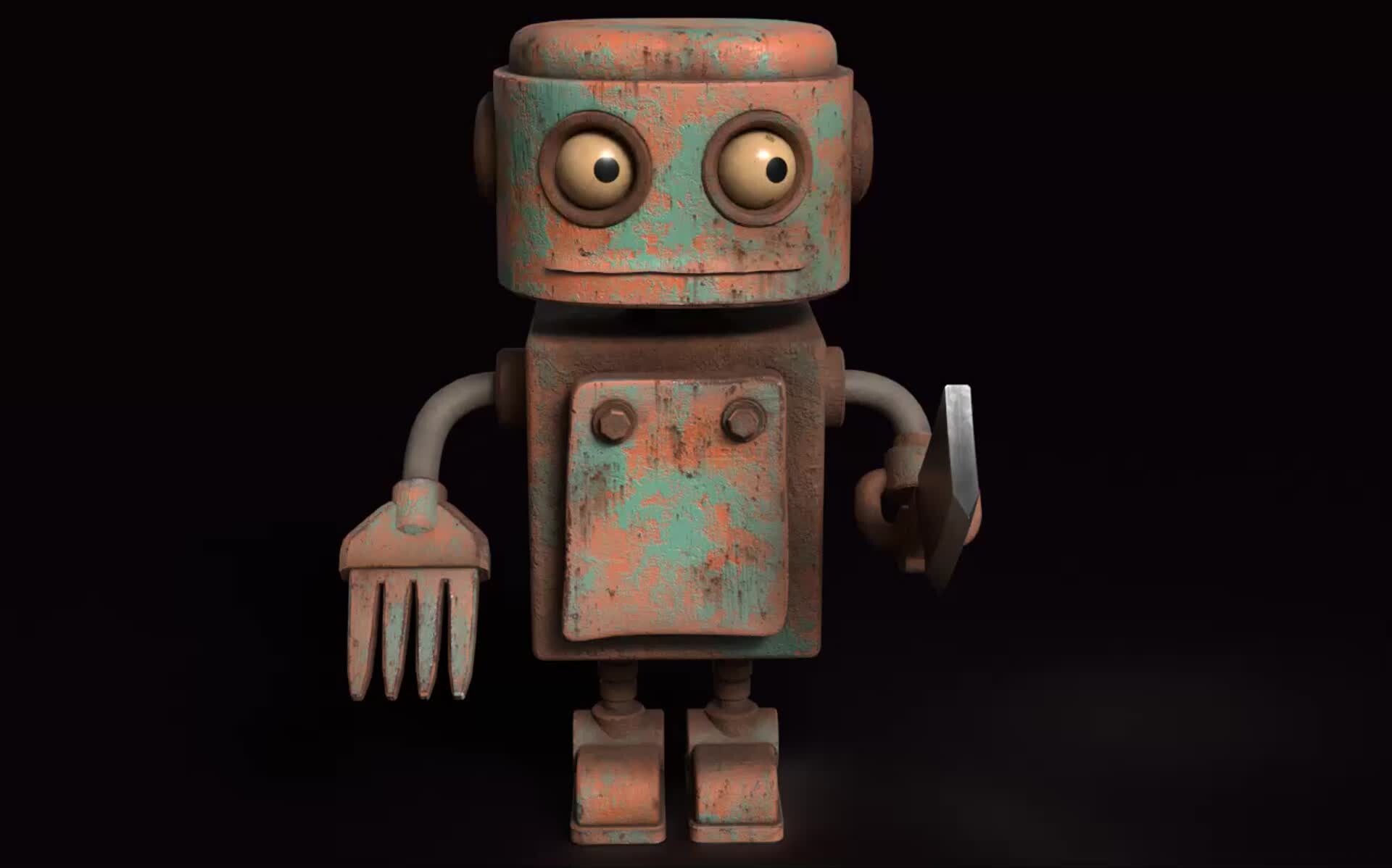 ArtStation - Stylized Robot Butcher