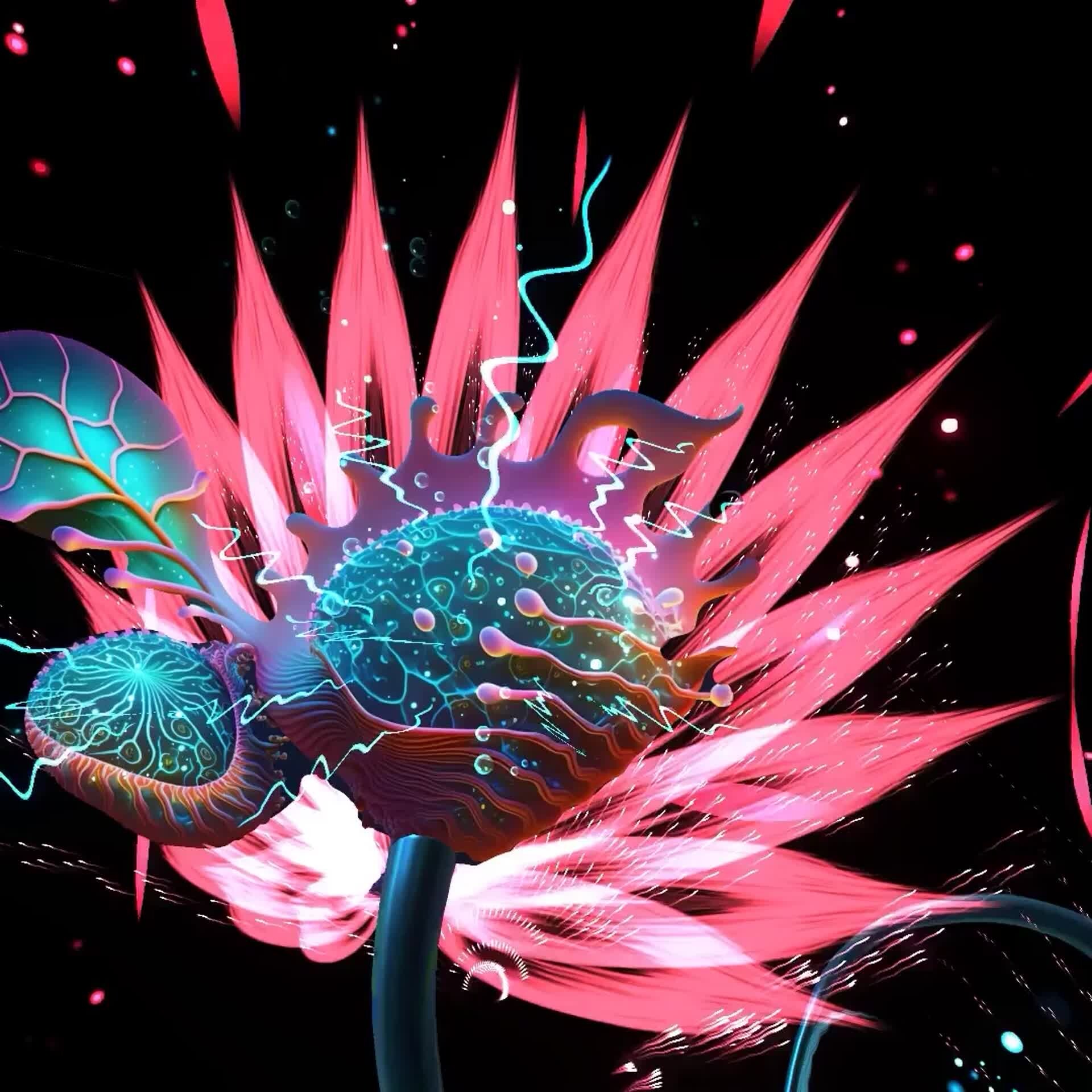 ArtStation - Electric Flower