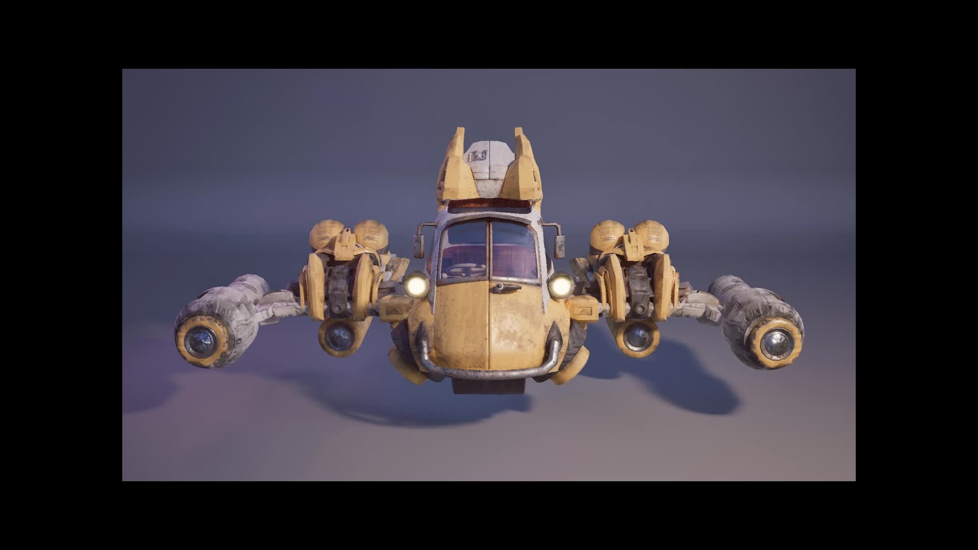 ArtStation - Goofy Isetta Spaceship