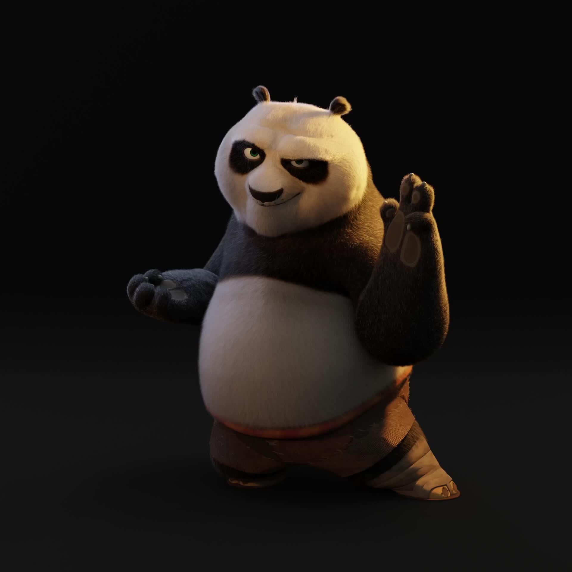 ArtStation - Po from Kung fu panda