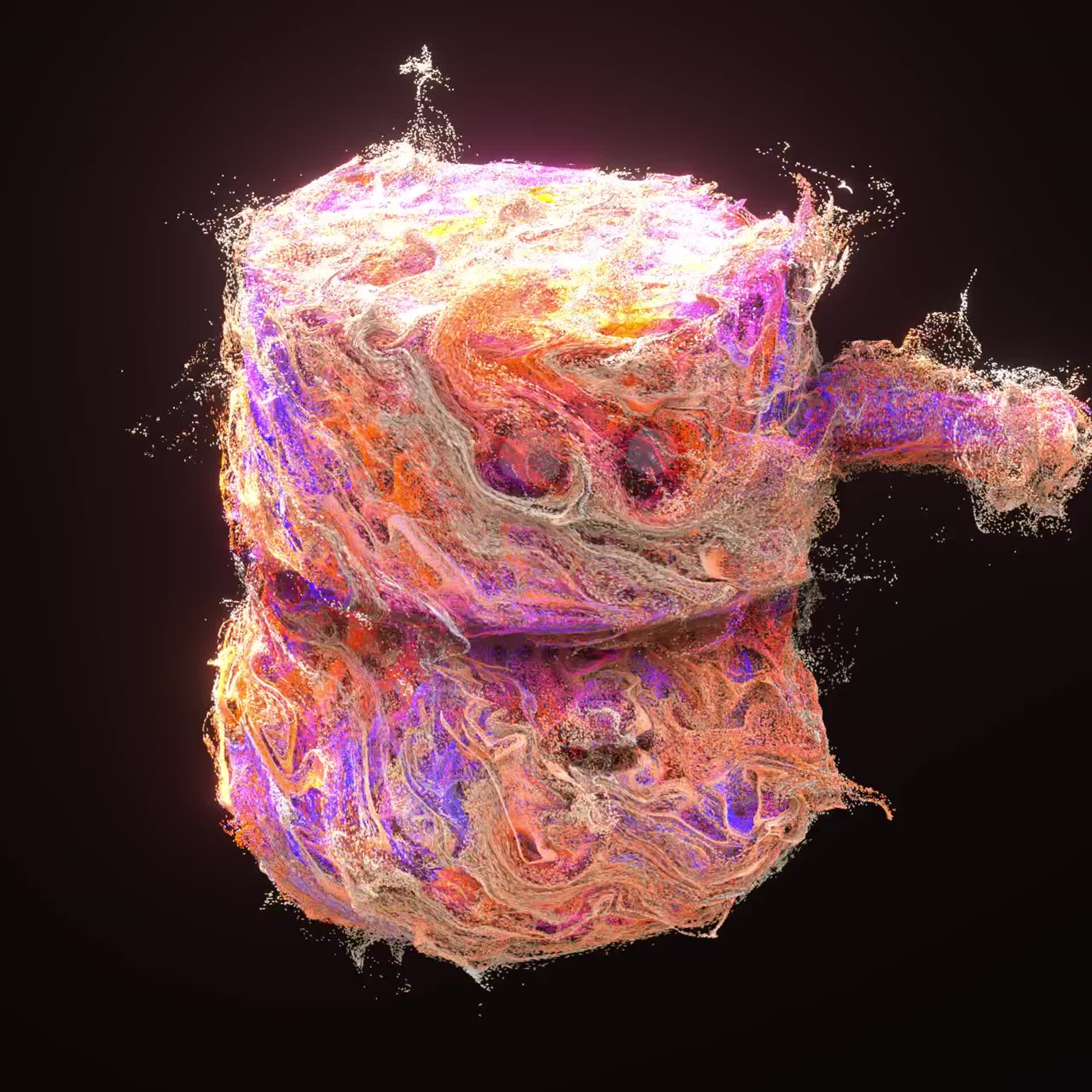 ArtStation - Particles Curl Noise - Houdini