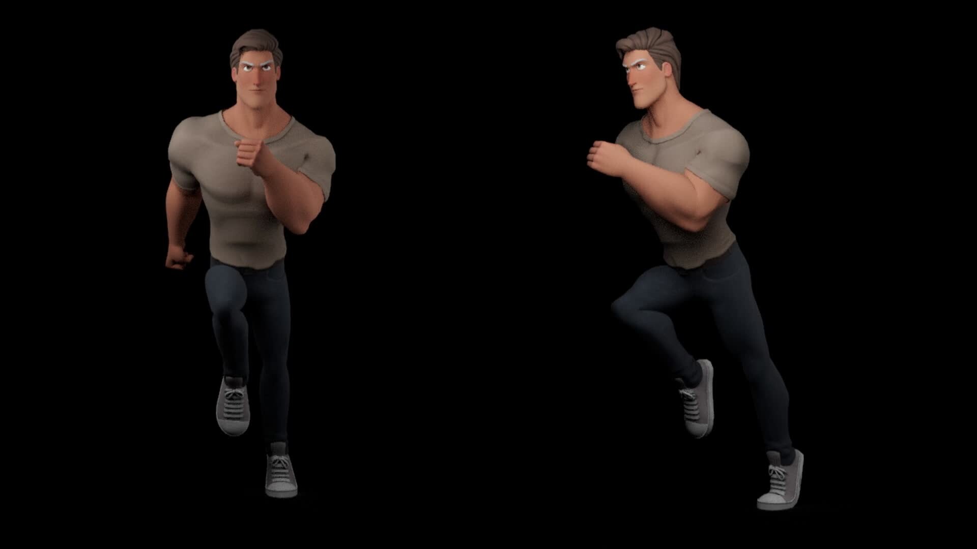 ArtStation - Run Cycle Animation