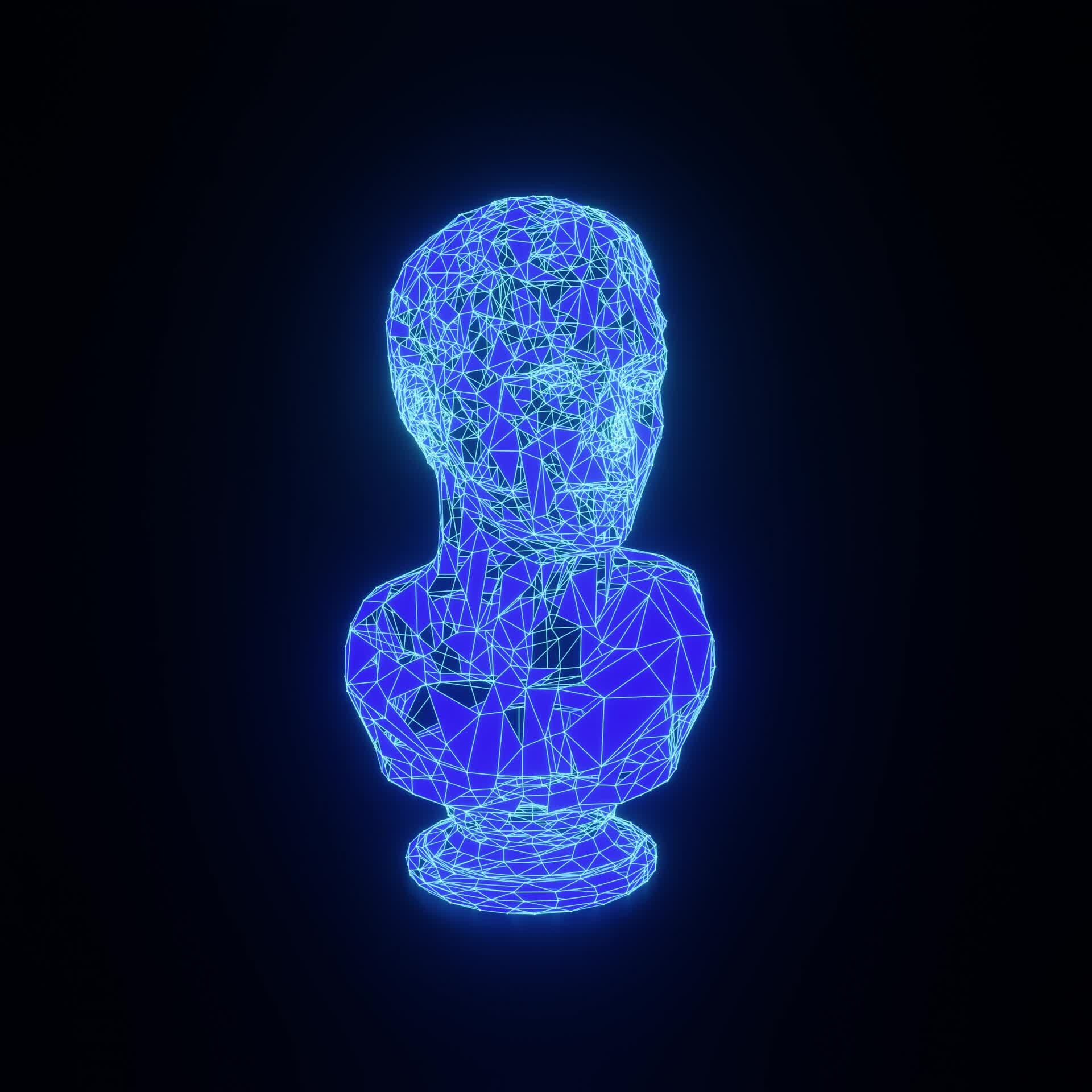 ArtStation - Plexus Effect-Blender Practice