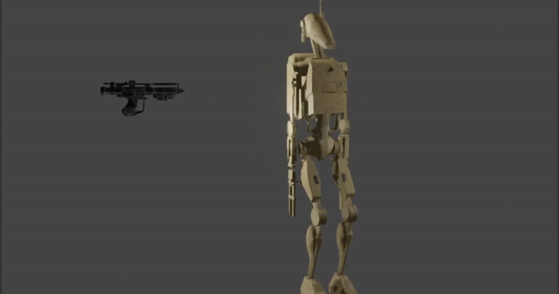 ArtStation - Star Wars B1 Battle Droid