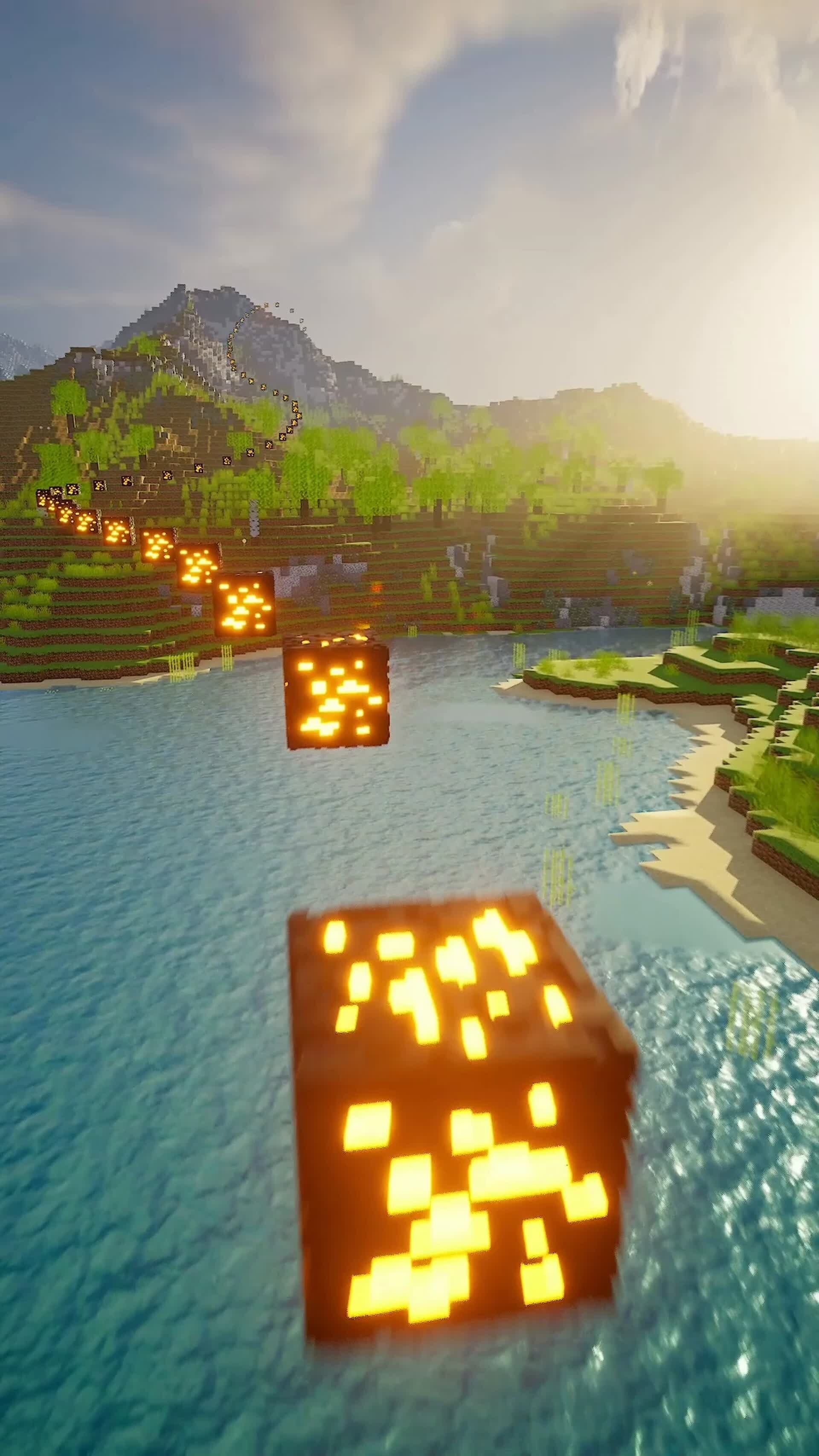 ArtStation - Minecraft parkour procedural Houdini / UE5