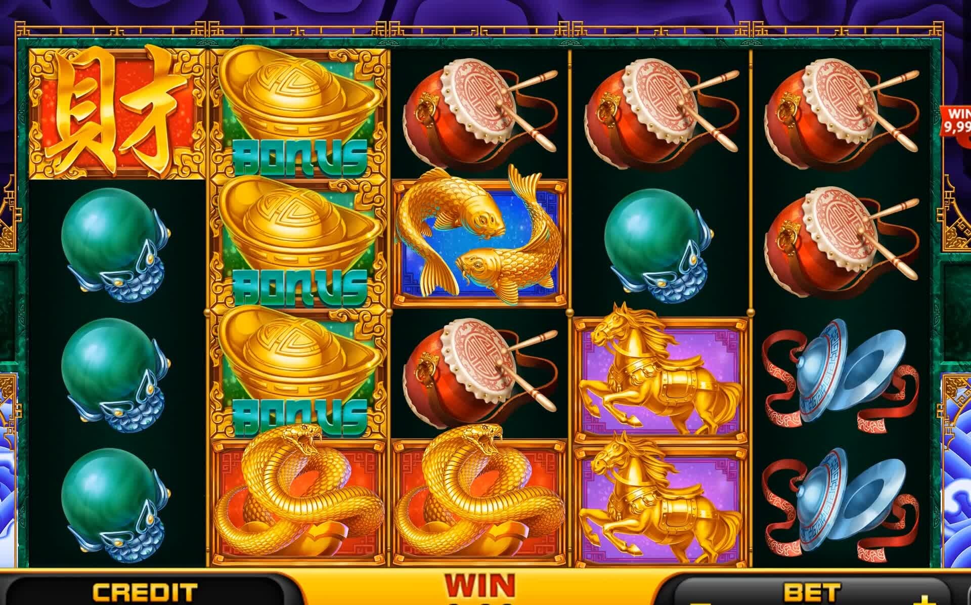 ArtStation - Set of slot characters covered Chinese themed slot game