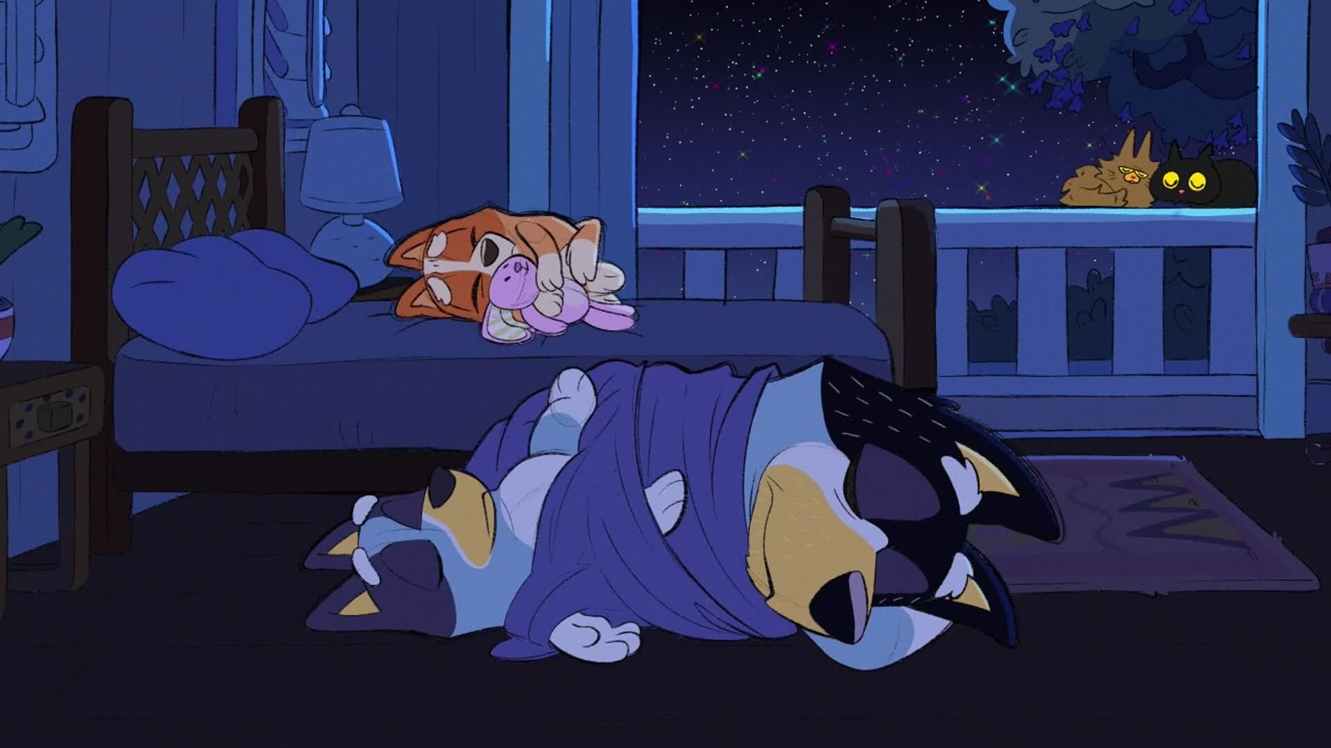 ArtStation - Bluey "Sleepy Time" re-animated