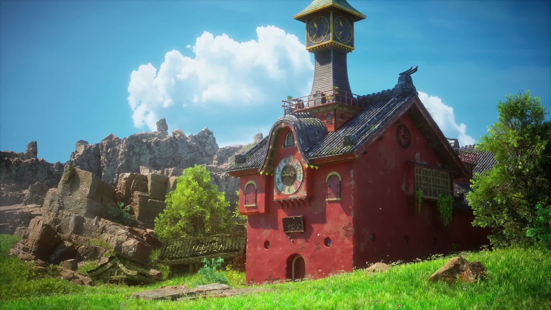 ycfcg - UE场景-Lion课堂案例-千与千寻