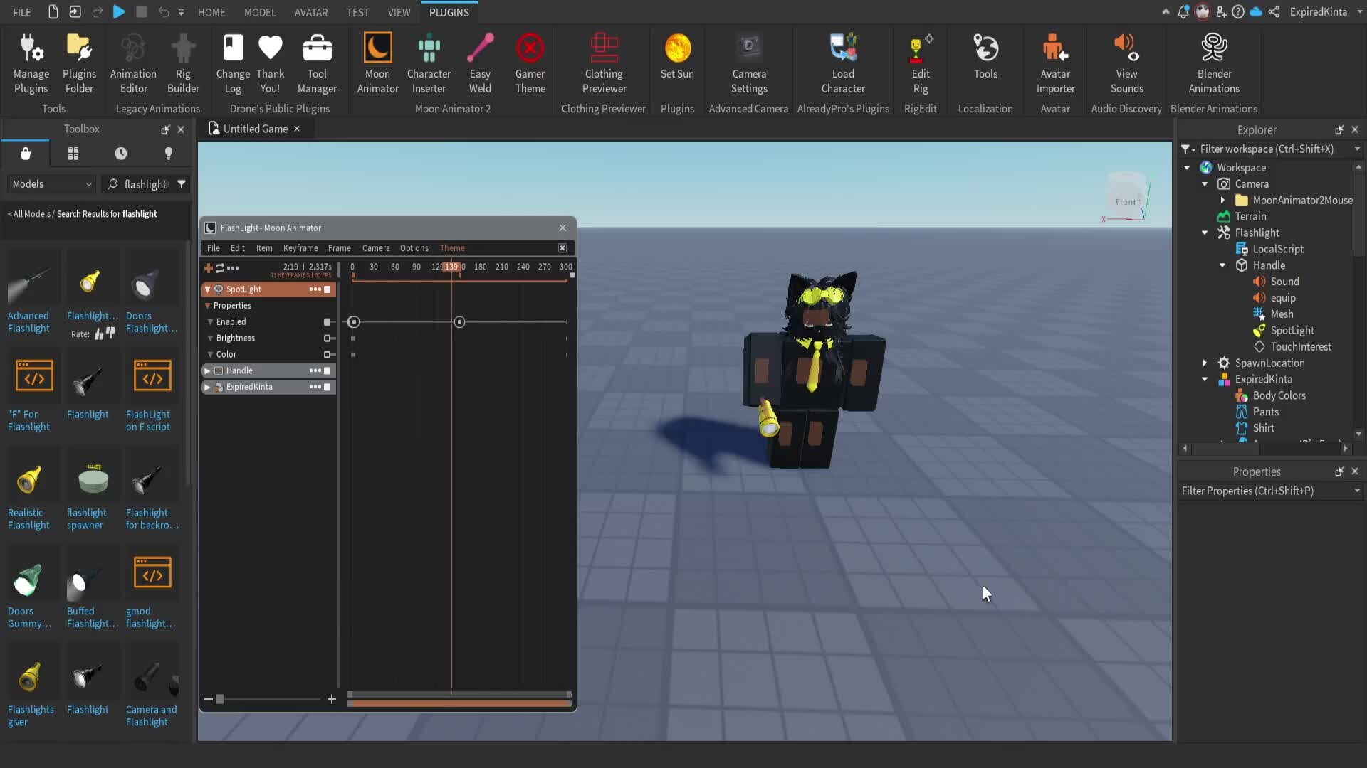 ArtStation - FlashLight emote?